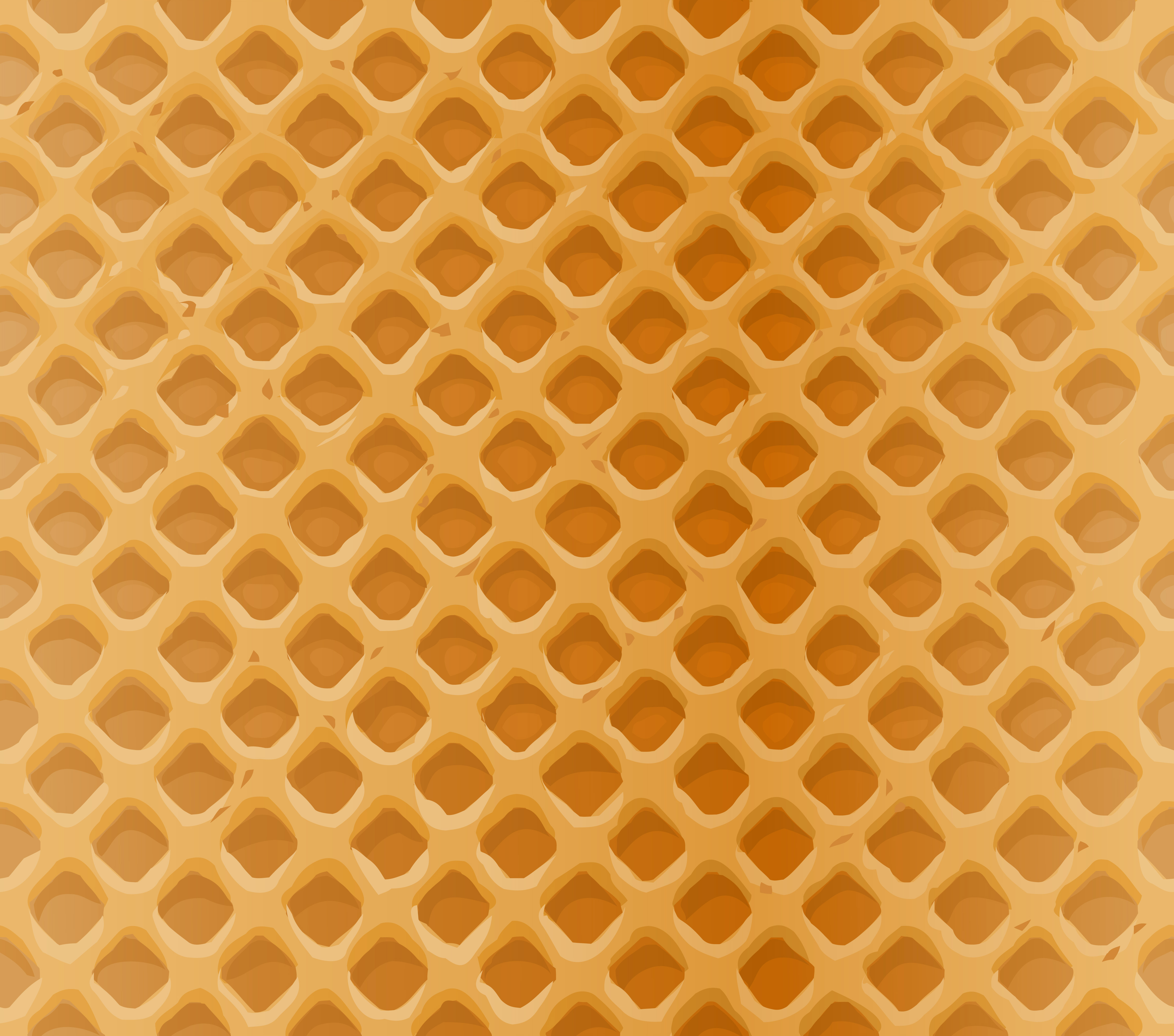 Vector Seamless Pattern Delicious Waffles Download Free Vector Art