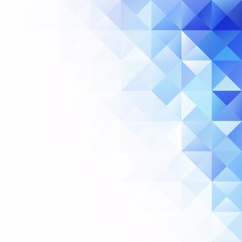 Blue Grid Mosaic Background, Creative Design Templates 631740 Vector ...