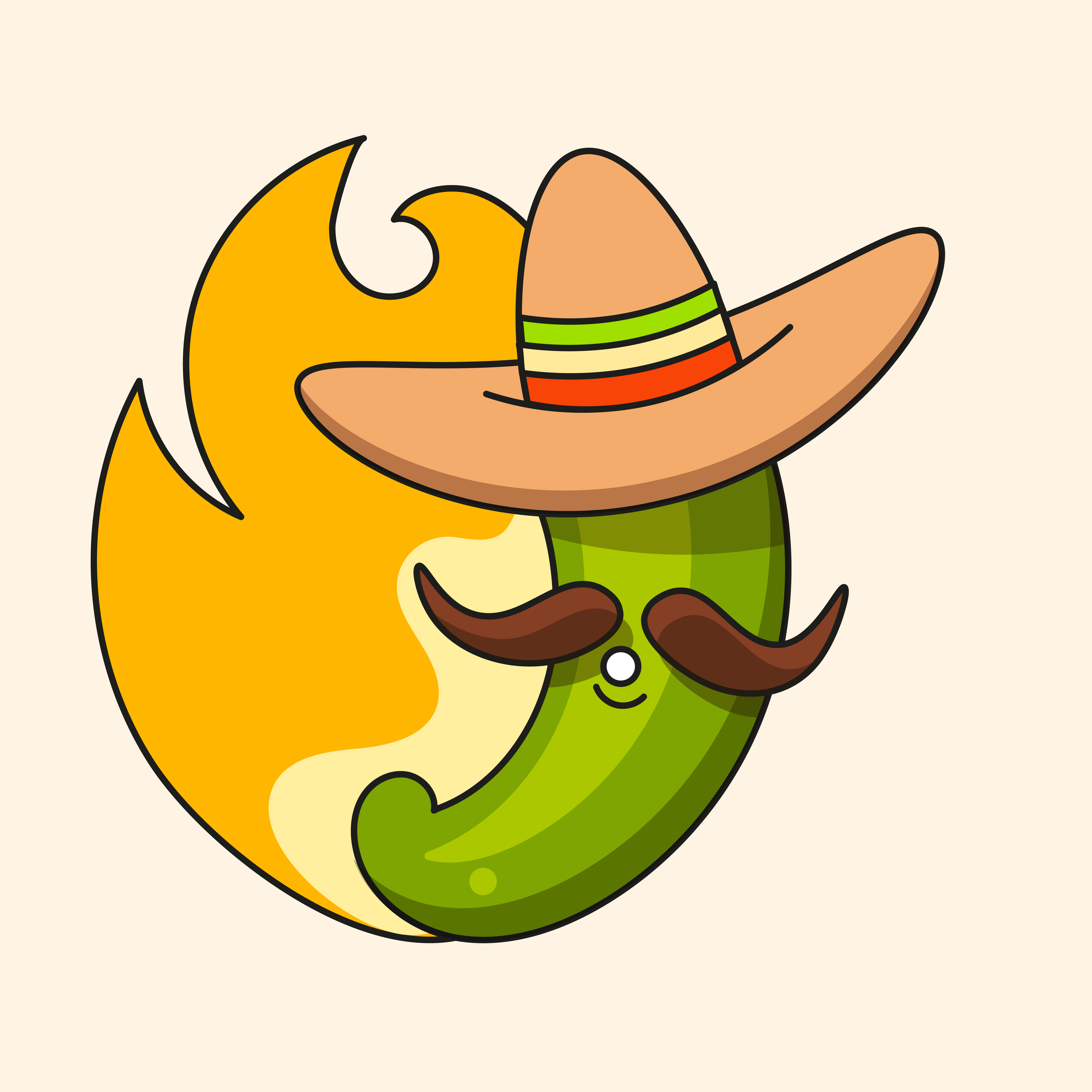 Retro Hot Mexican Icon Fast Food Vector Background Organic retro-hot-mexican-icon-fast-food-vector-background-organic