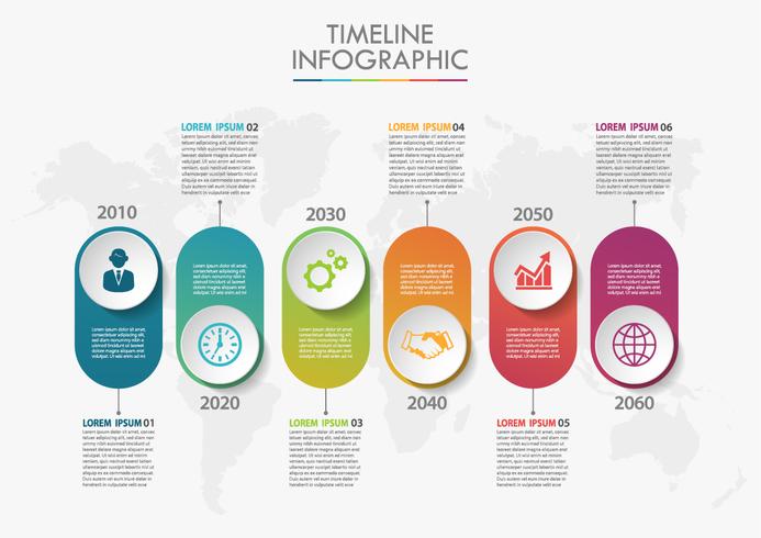 Business data visualization. timeline infographic icons designed for ...