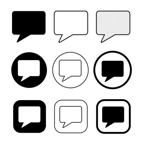 speech bubbles icon symbol sign 637954 Vector Art at Vecteezy