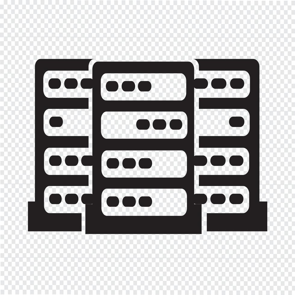 Computer Server icon 638856 Vector Art at Vecteezy