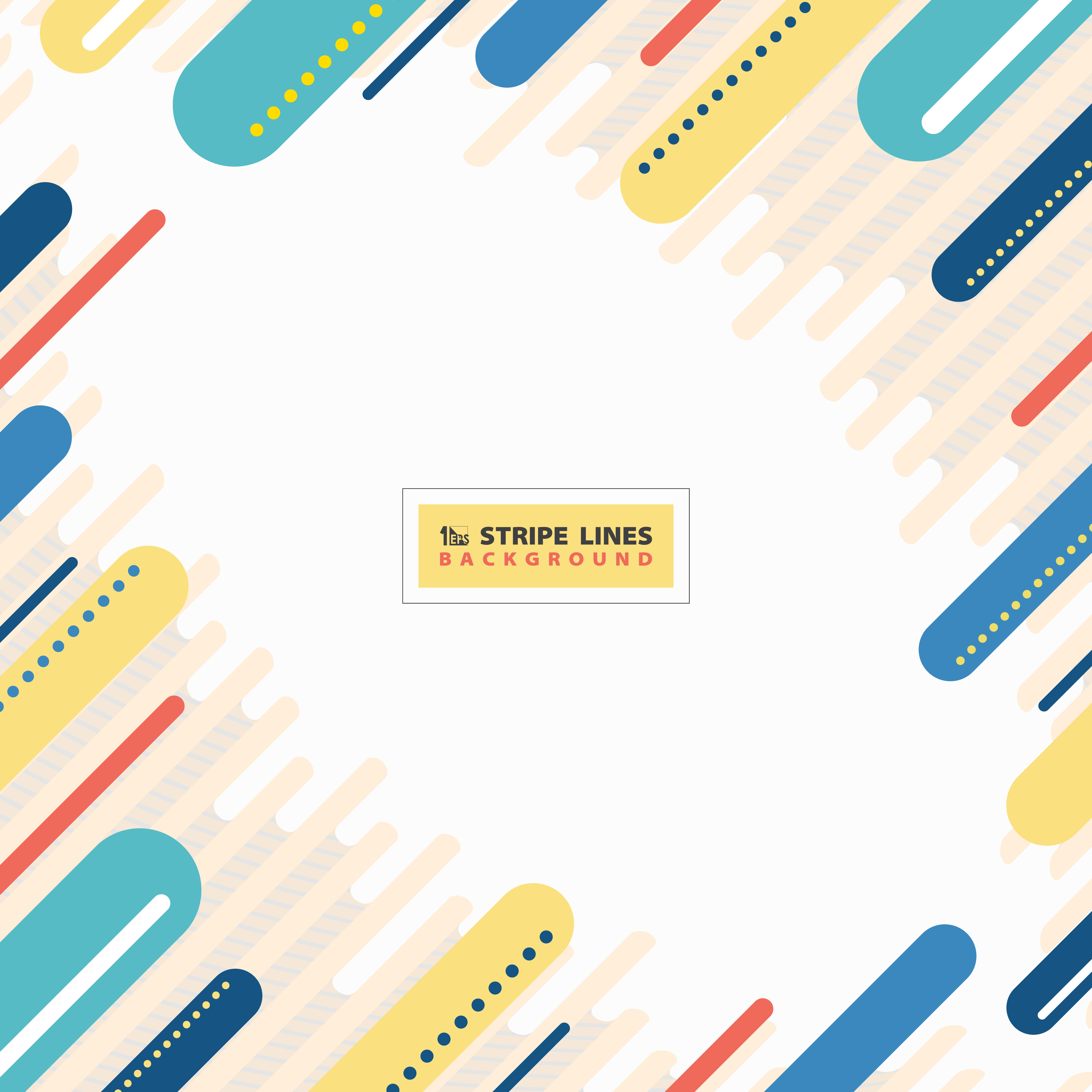Abstract Colorful Stripe Lines Design Modern With Copy Space You Can
