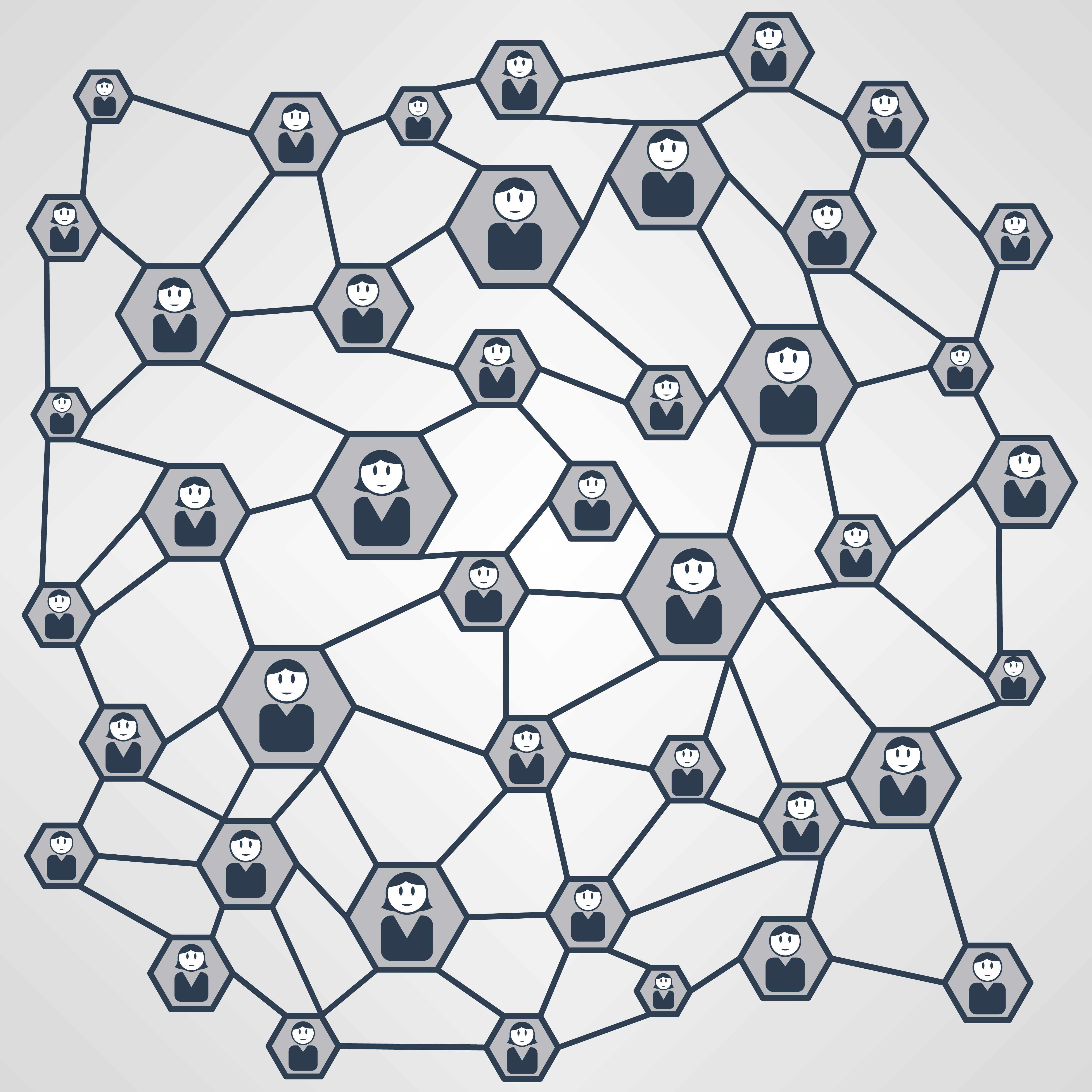Business Network Vector Illustration 640136 Vector Art At Vecteezy