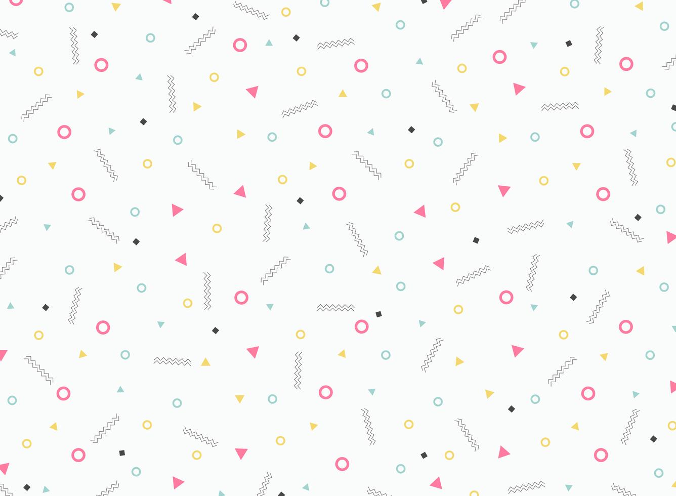 Abstract colorful geometric pattern design of cute element and ...