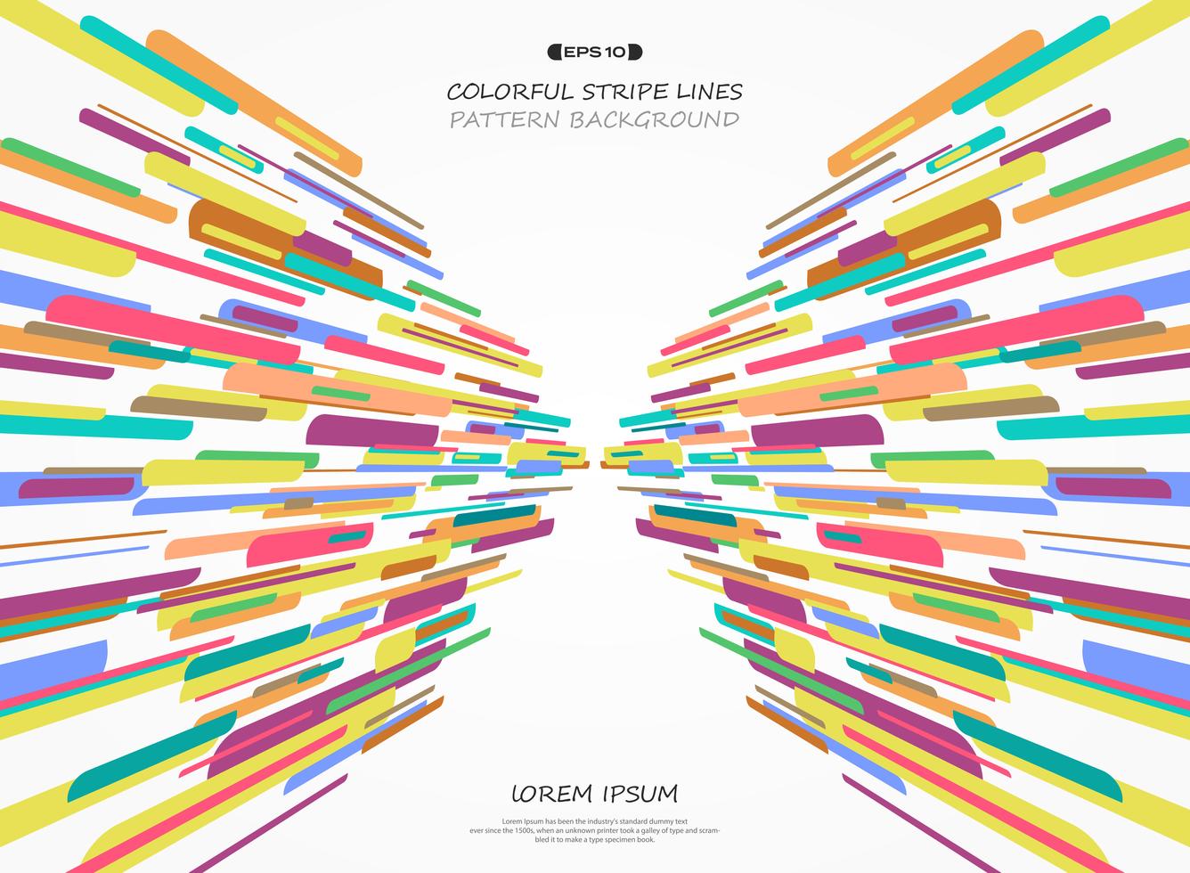 Abstract Vivid Colorful Stripe Line Of Geometric Pattern Background 642472 Vector Art At Vecteezy