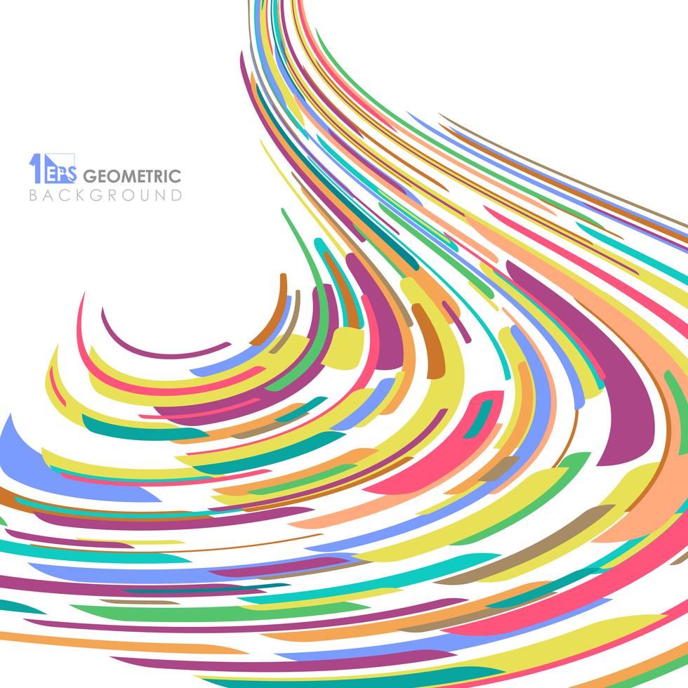 Abstract Of Colorful Stripe Line Pattern Mesh Line Background 642753