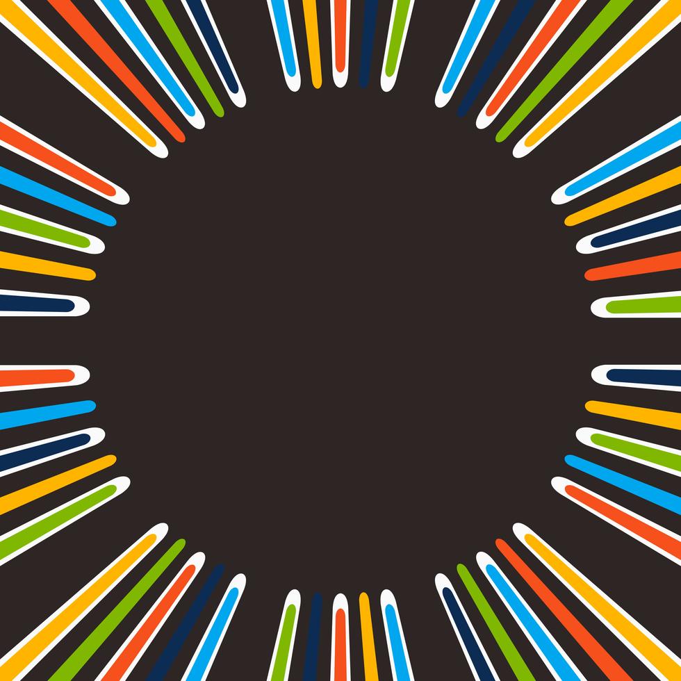 Abstract Of Simple Colorful Stripe Line In Center Background 642770 Vector Art At Vecteezy