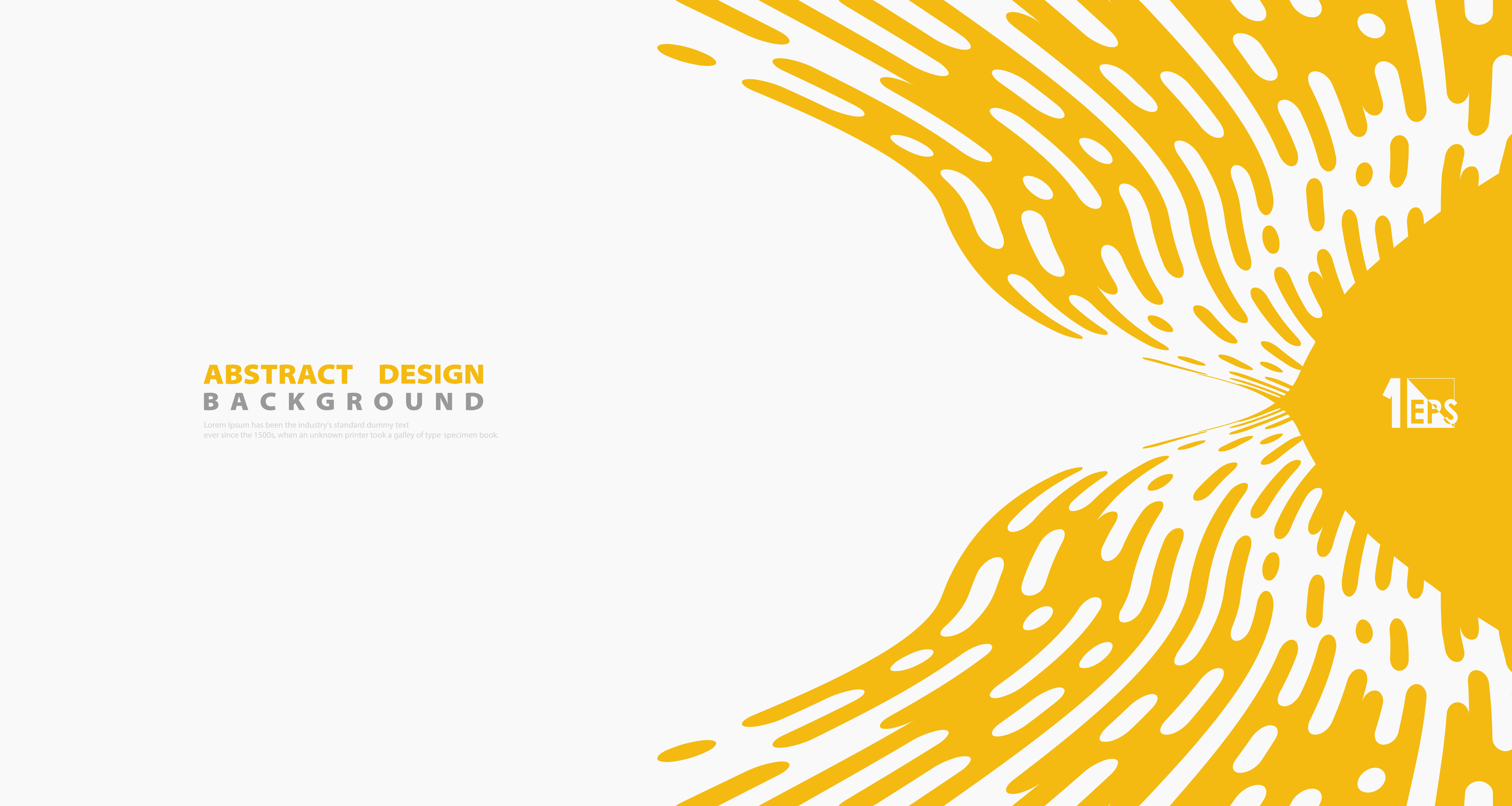 Abstract Yellow Stripe Line Pattern Details Artwork Decoration Design Vector Background