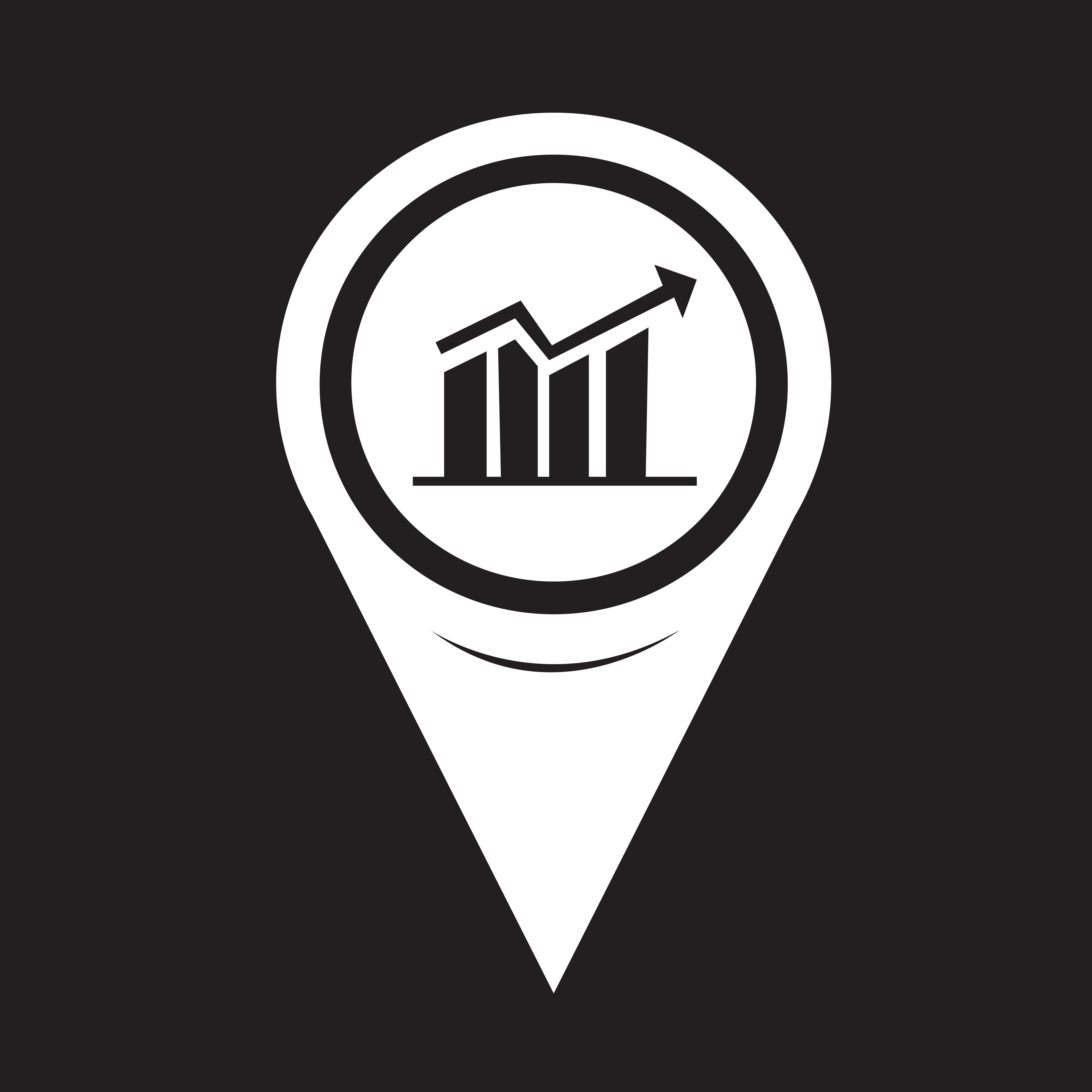 Map Pointer Graph Icon 644553 Vector Art at Vecteezy