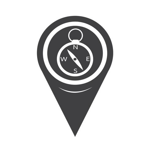 Map Pointer Compass Icon 644639 Vector Art at Vecteezy
