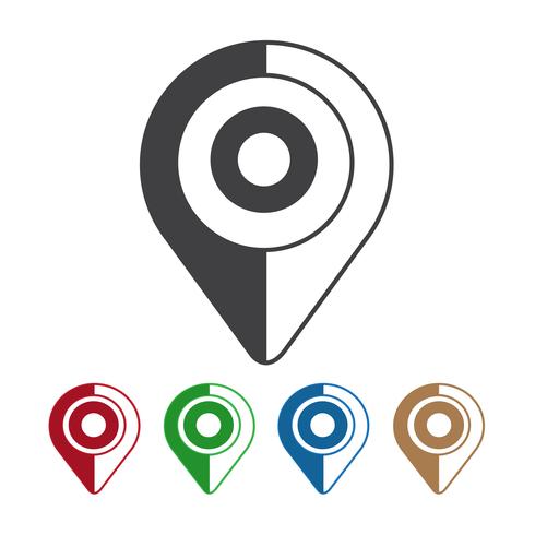 Map pointer icon 644681 Vector Art at Vecteezy