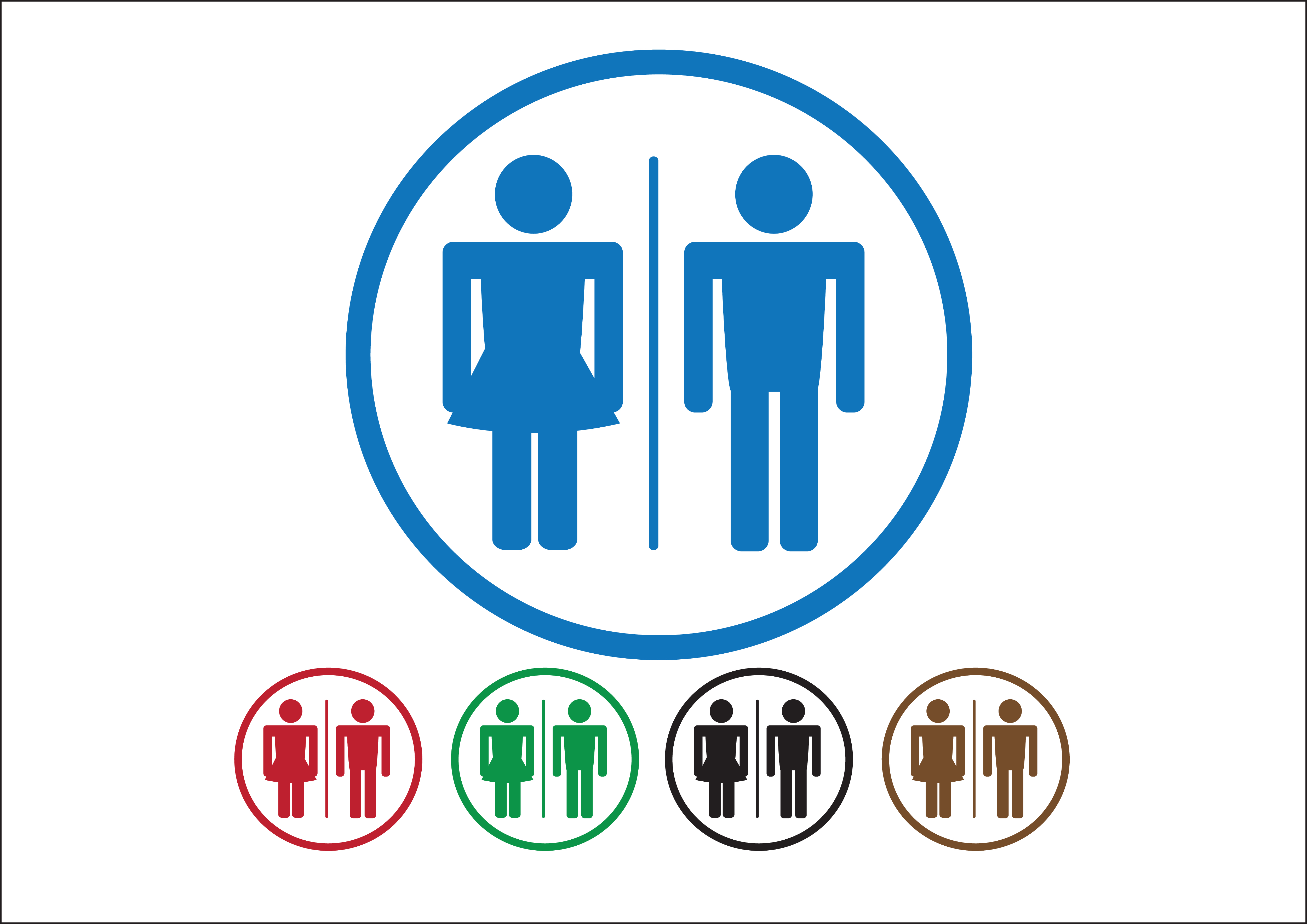 Pictogram Man Woman Sign icons, toilet sign or restroom icon 645441 ... Pictogram Man Woman Sign icons, toilet sign or restroom icon 645441 ...