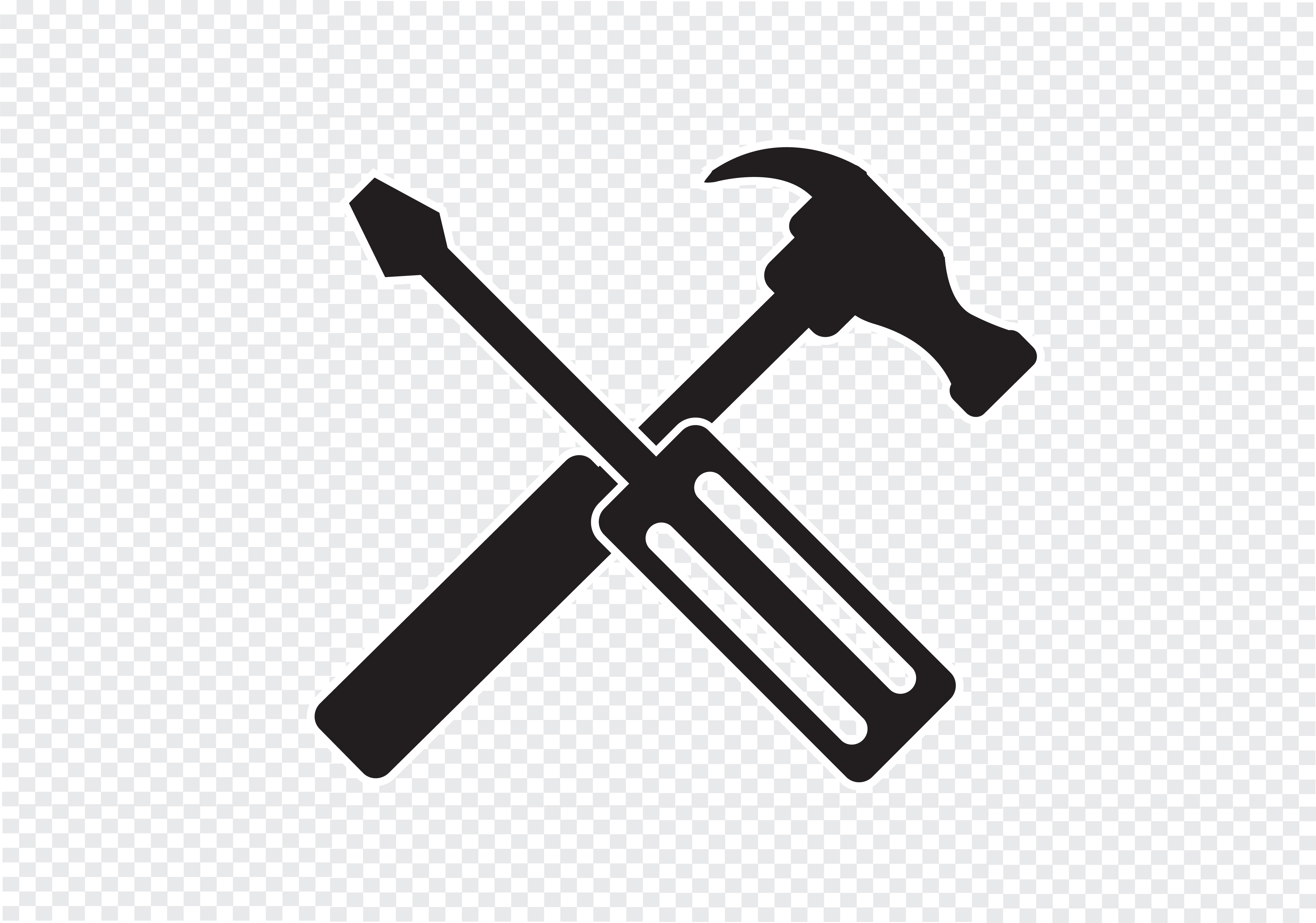Tools and Hammer icon 647245 Vector Art at Vecteezy Tools and Hammer icon 647245 Vector Art at Vecteezy