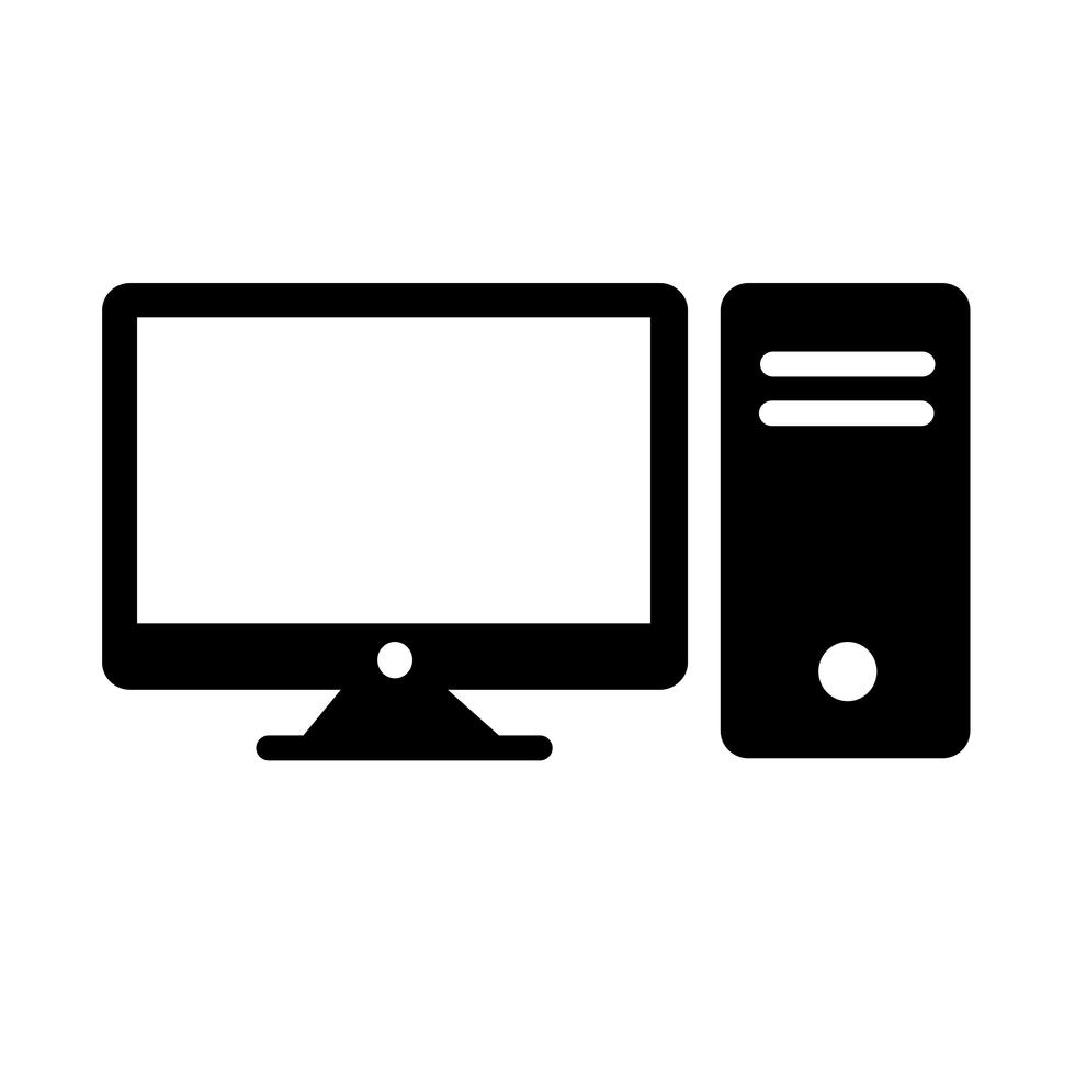 computer icon symbol sign 648401 Vector Art at Vecteezy