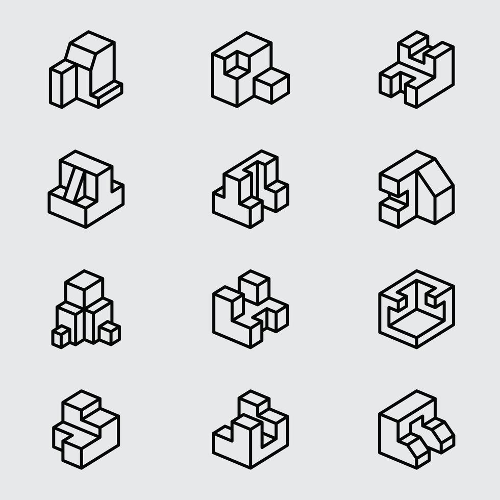 Basic isometric line icon 648844 Vector Art at Vecteezy