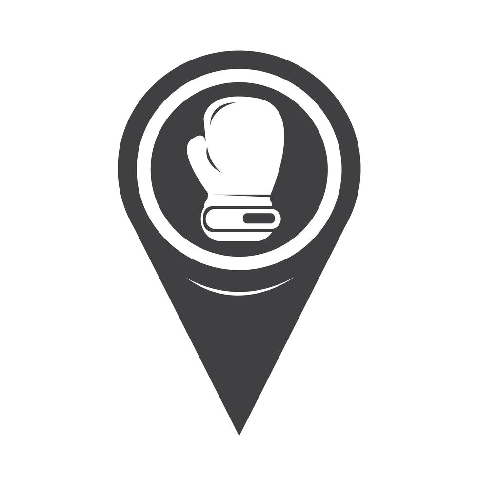 Map Pointer boxing icon 649288 Vector Art at Vecteezy
