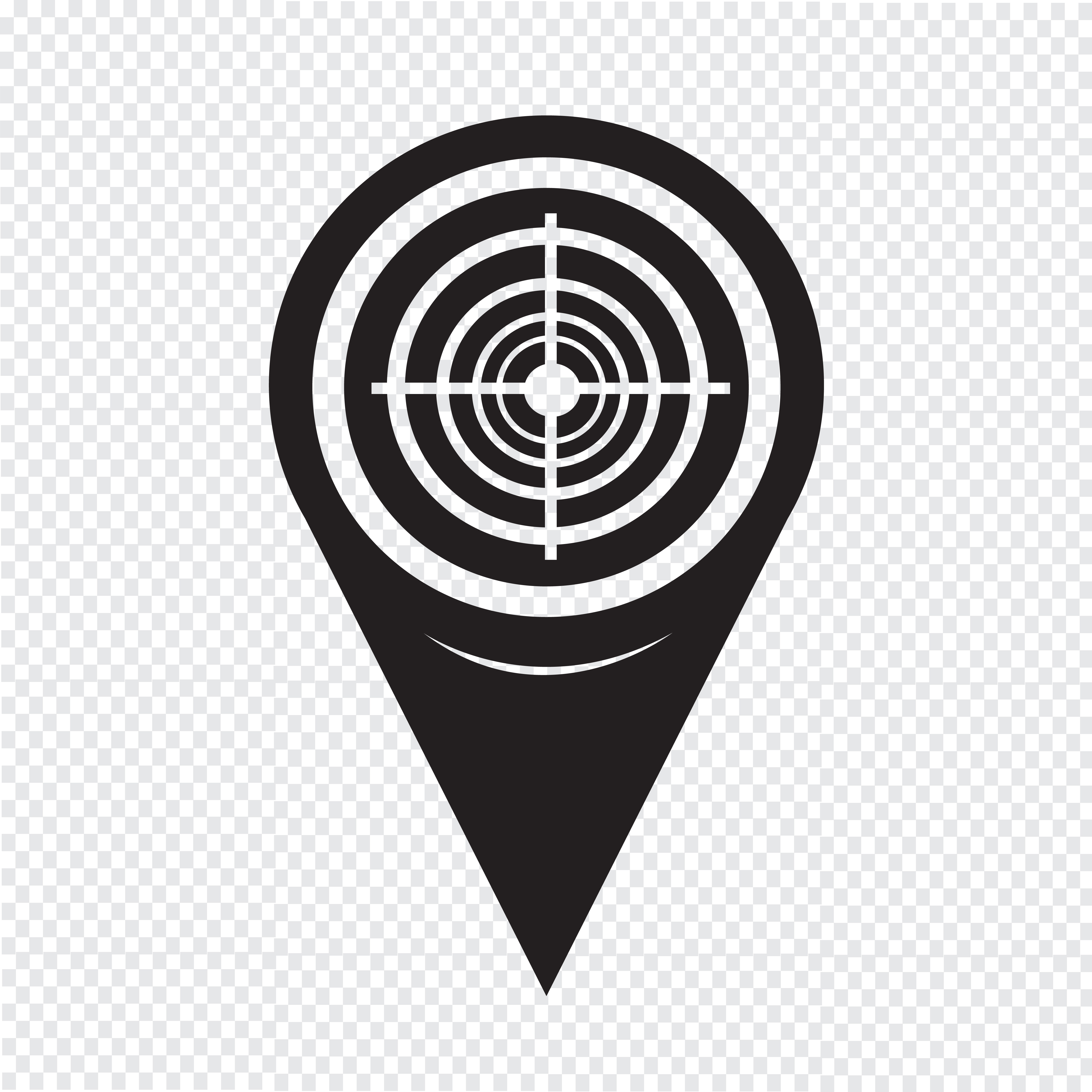Map Pointer Target Icon 649487 Vector Art At Vecteezy