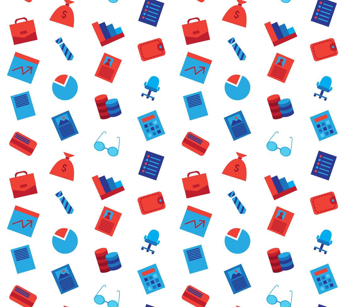 Business icons seamless pattern 657043 Vector Art at Vecteezy