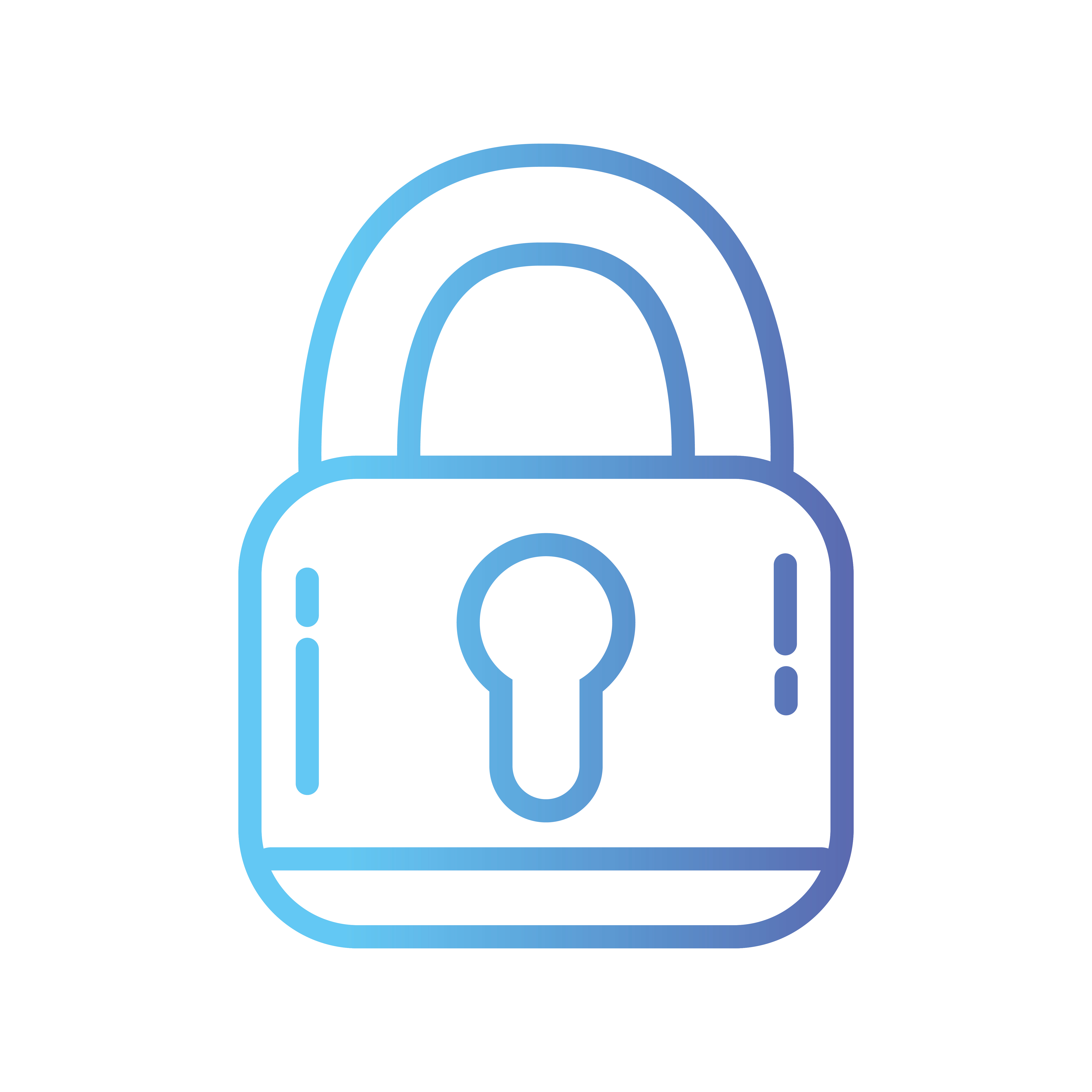 Line Padlock Security Protection Object To Privacy Information 658141