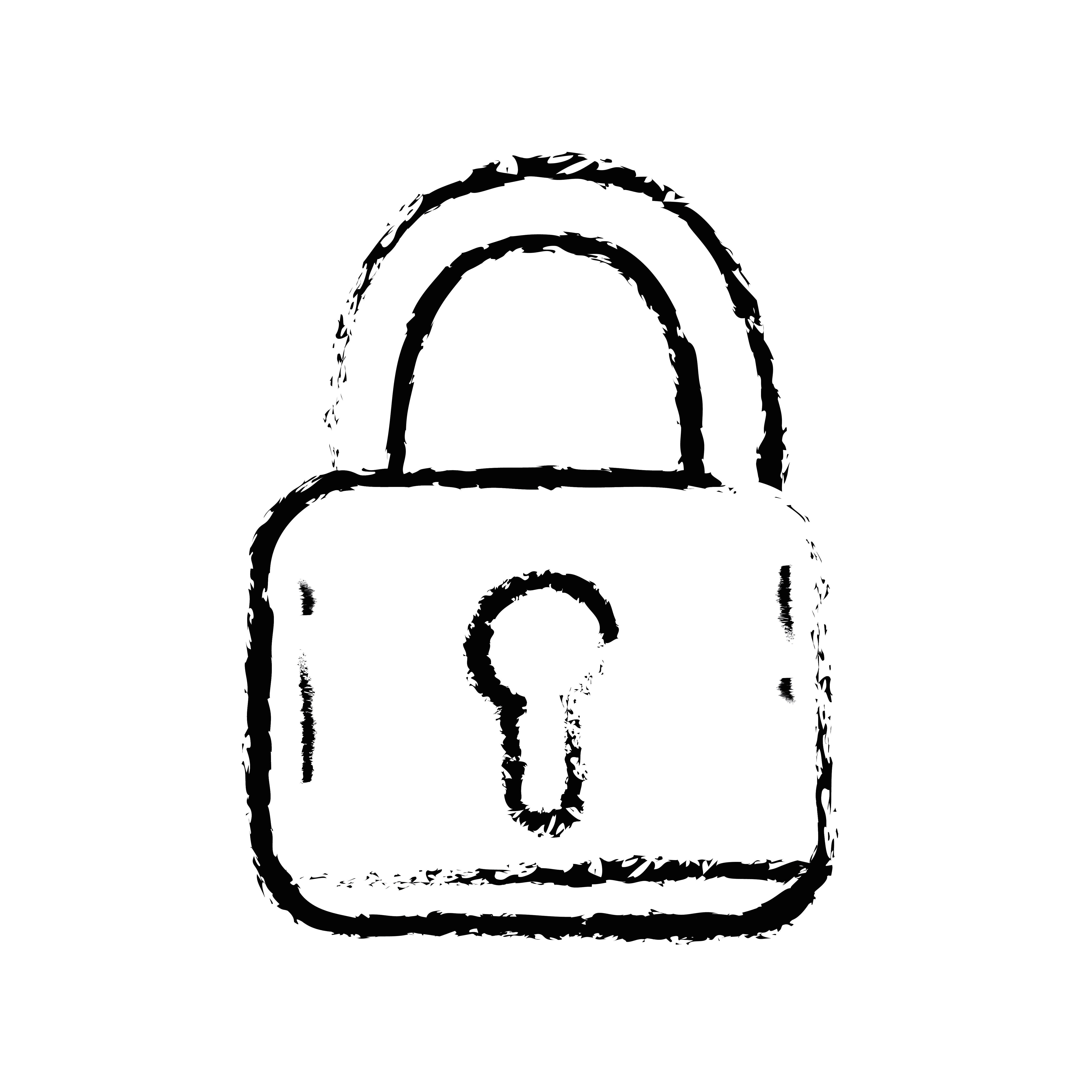 Figure Padlock Security Protection Object To Privacy Information 659101