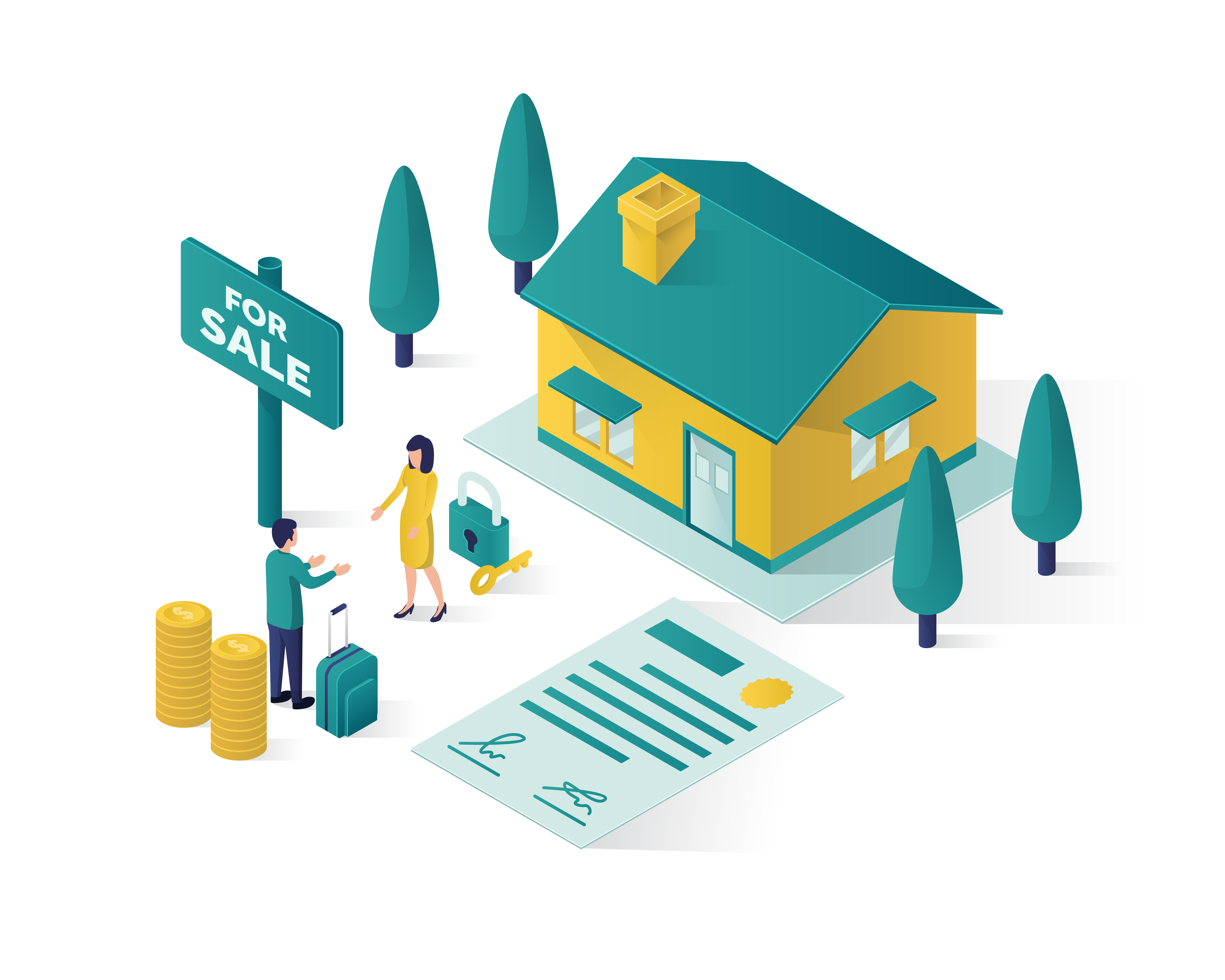real estate isometric illustration vector graphic 661908 Vector Art at ... real estate isometric illustration vector graphic 661908 Vector Art at ...