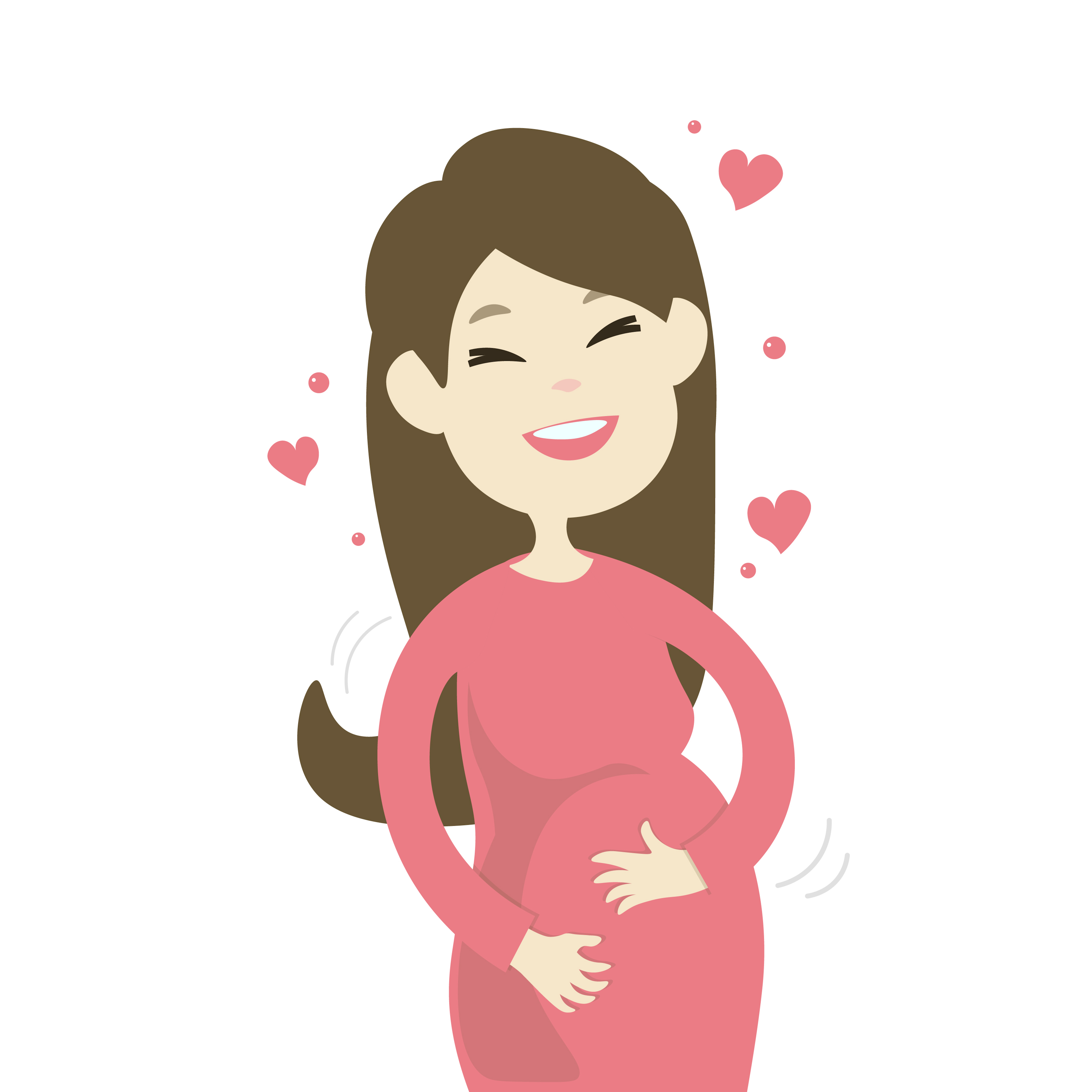 Happy smiling pregnant woman 661993 Vector Art at Vecteezy Happy smiling pregnant woman 661993 Vector Art at Vecteezy