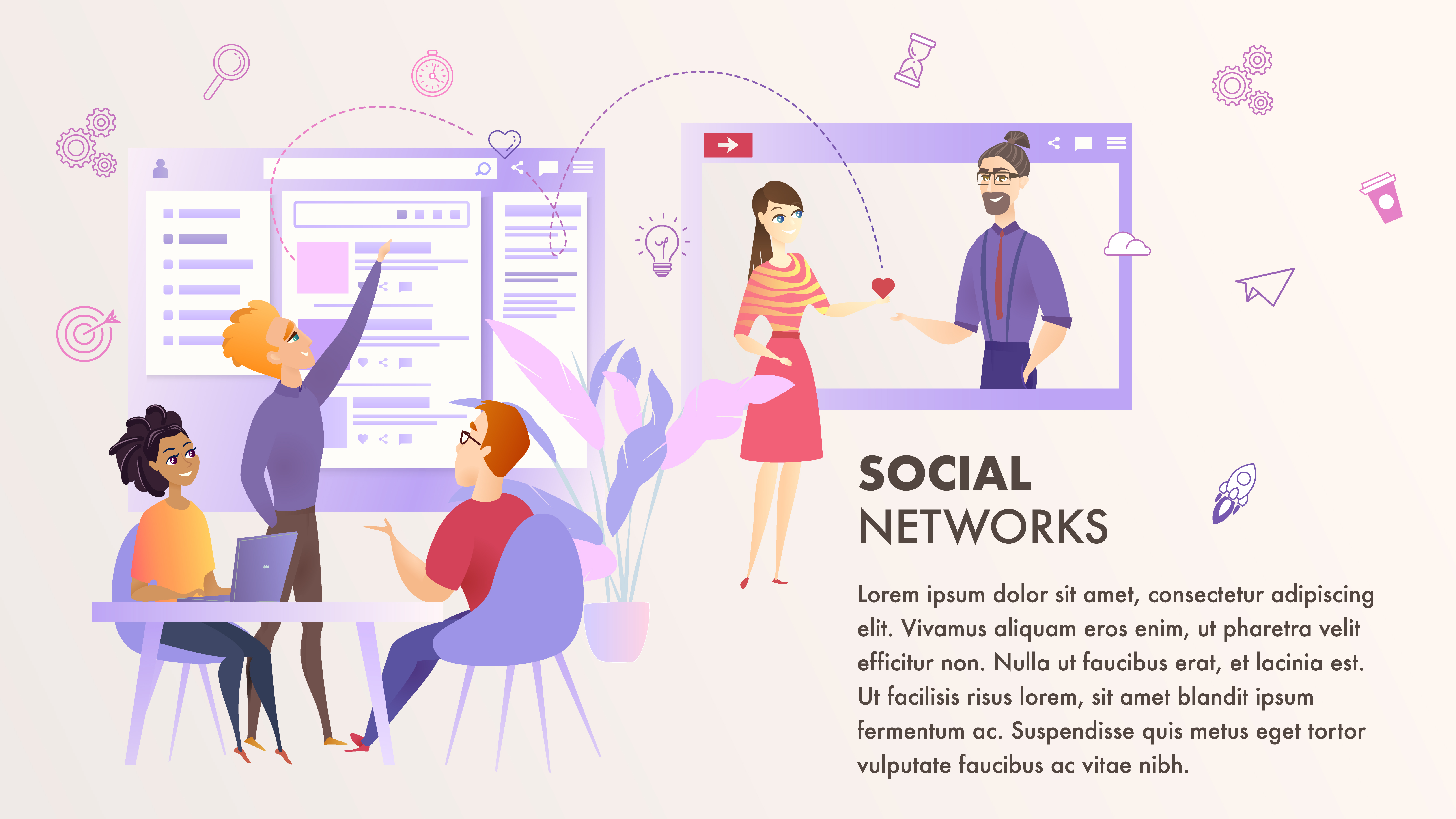 Marketing Team Improve User Experience Banner 662755 Vector Art at Vecteezy Marketing Team Improve User Experience Banner 662755 Vector Art at Vecteezy
