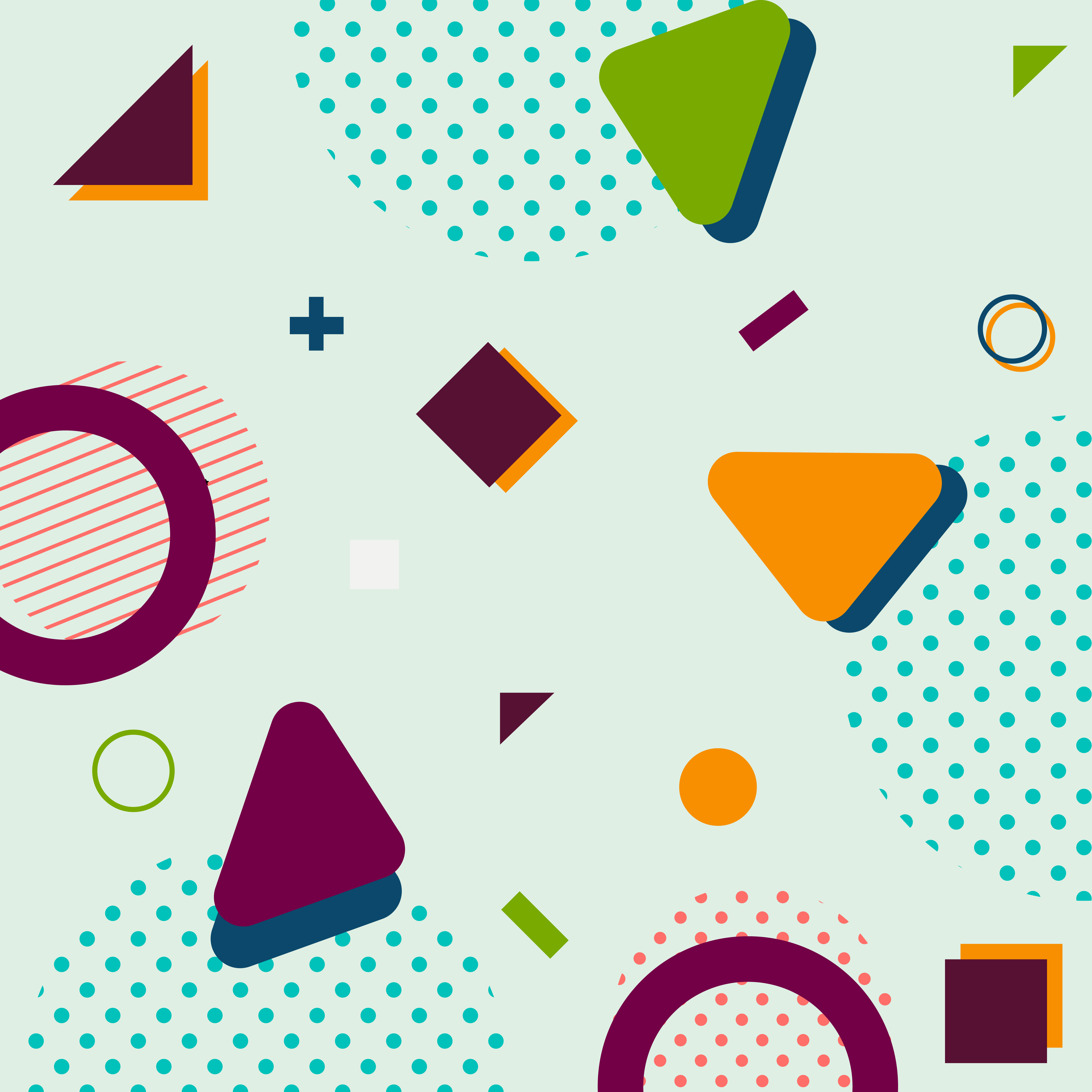 Modern trendy geometric shapes memphis hipster background 663390 Vector ... Modern trendy geometric shapes memphis hipster background 663390 Vector ...