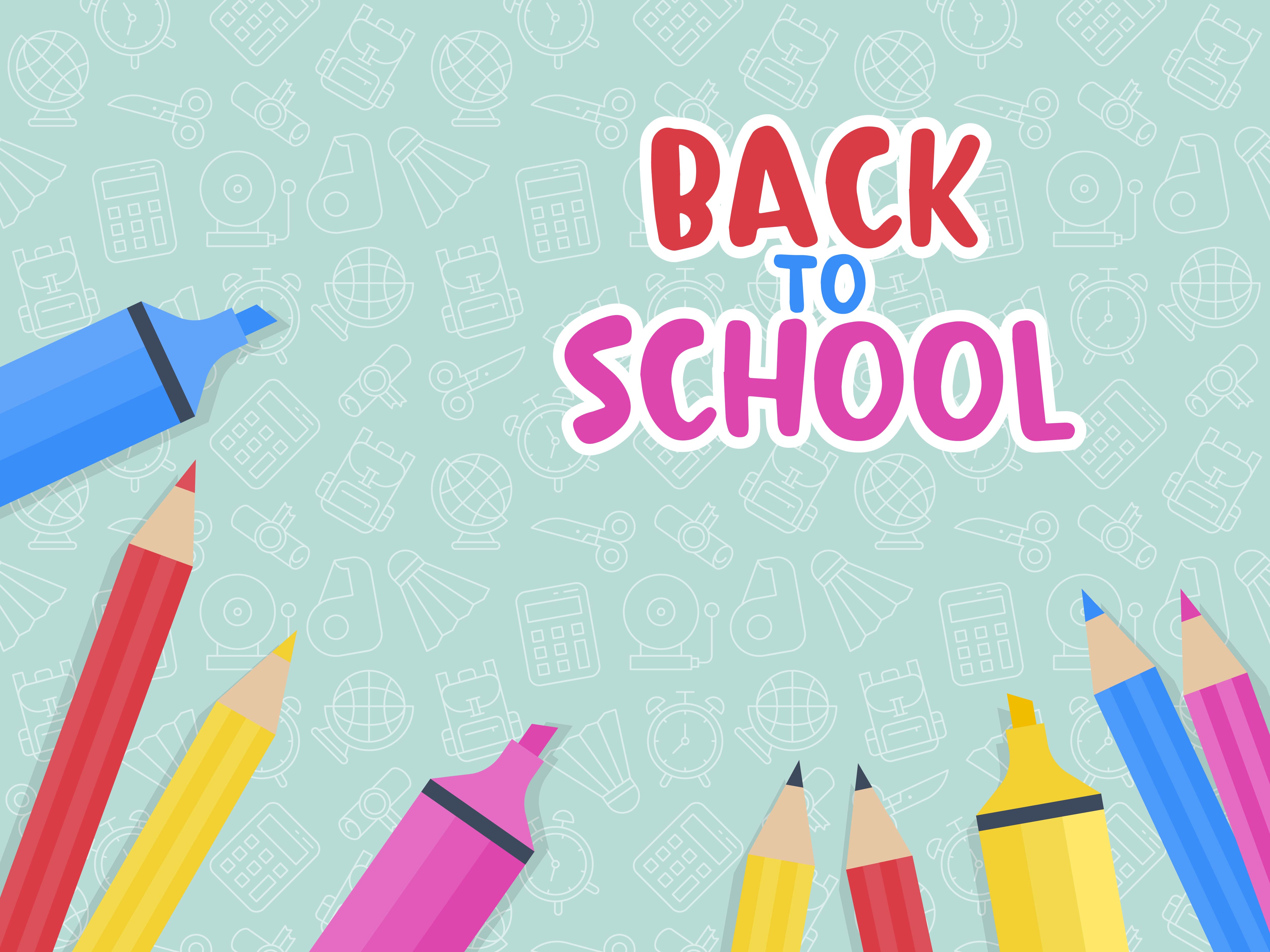Back To School Poster Template 664420 Vector Art At Vecteezy Back To School Poster Template 664420 Vector Art At Vecteezy