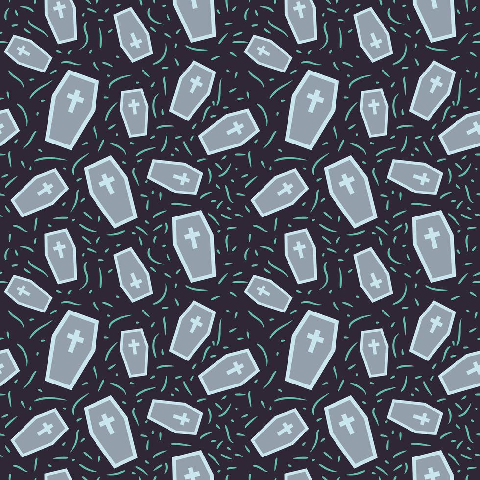 Halloween seamless pattern with coffins 665776 Vector Art at Vecteezy Halloween seamless pattern with coffins 665776 Vector Art at Vecteezy