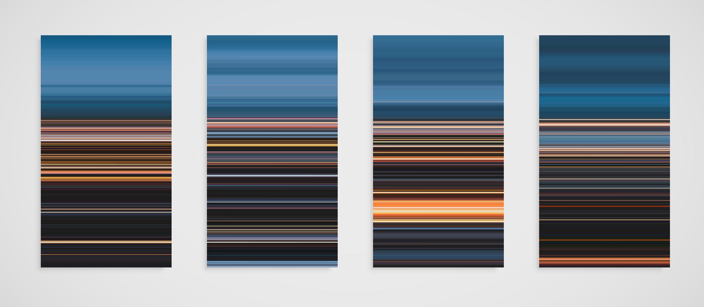 Colorful set of line pattern 666410 Vector Art at Vecteezy