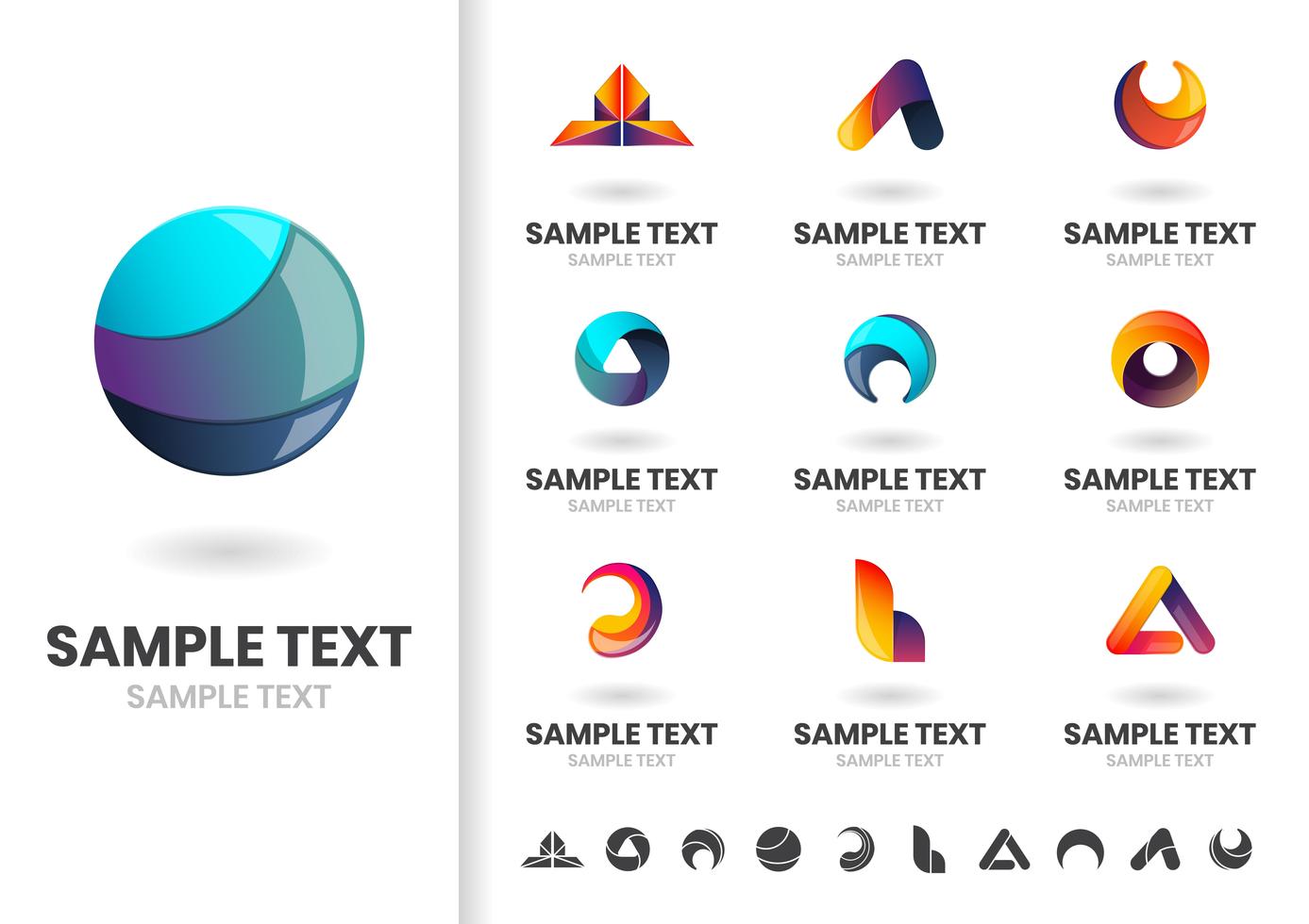 Modern Vector Shapes 666596 Vector Art at Vecteezy