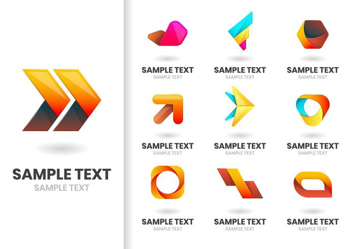 Modern Vector Shapes 666614 Vector Art at Vecteezy