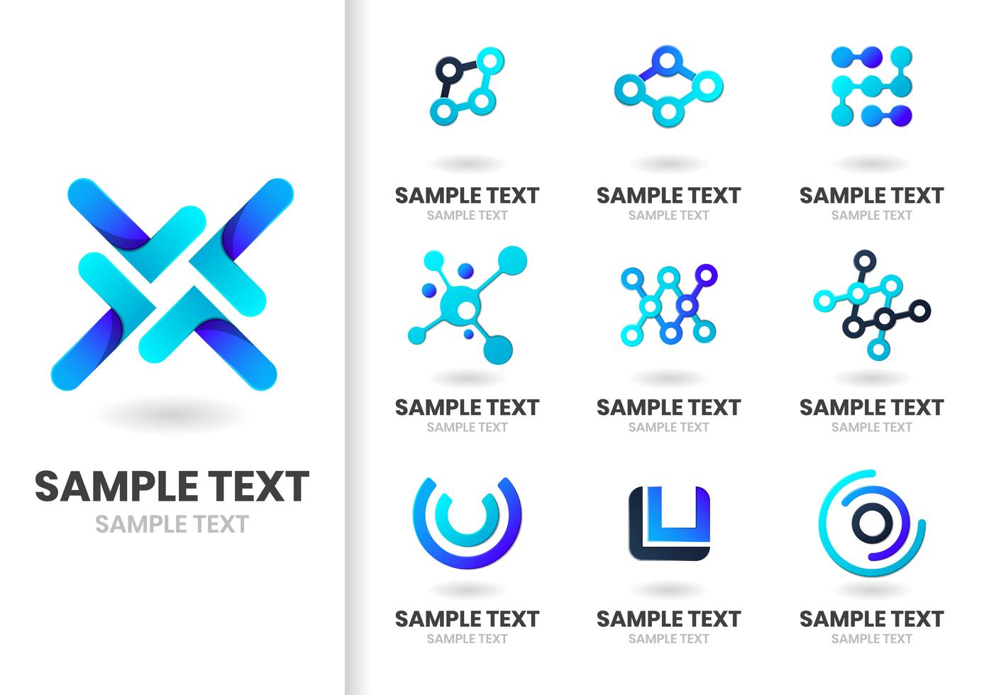 Modern Vector Shapes 666622 Vector Art at Vecteezy