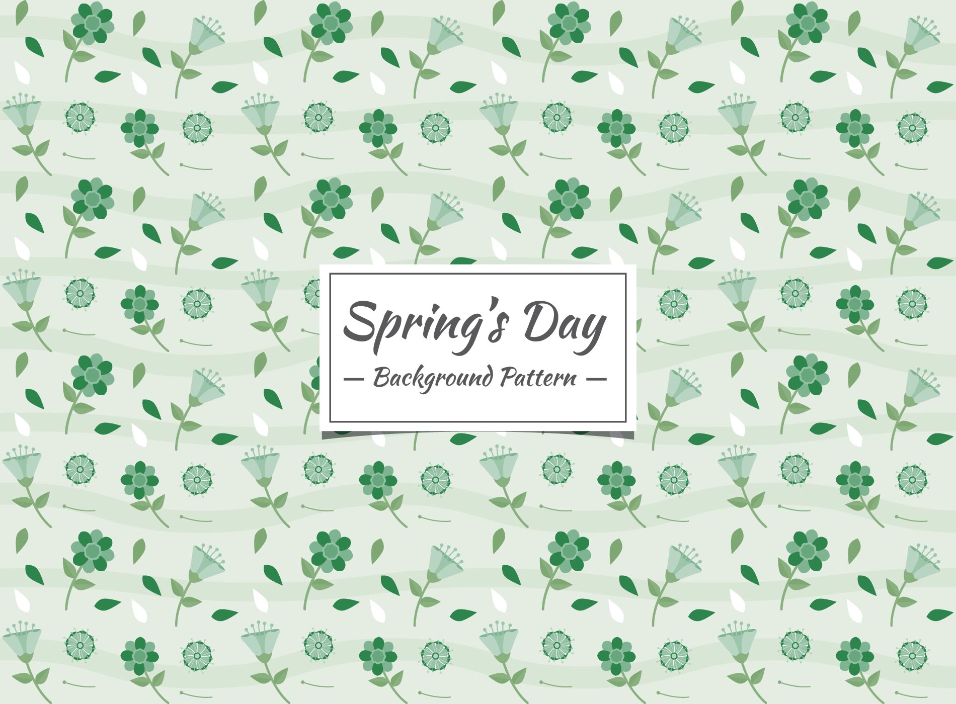 Spring Pattern green Color 667292 Vector Art at Vecteezy