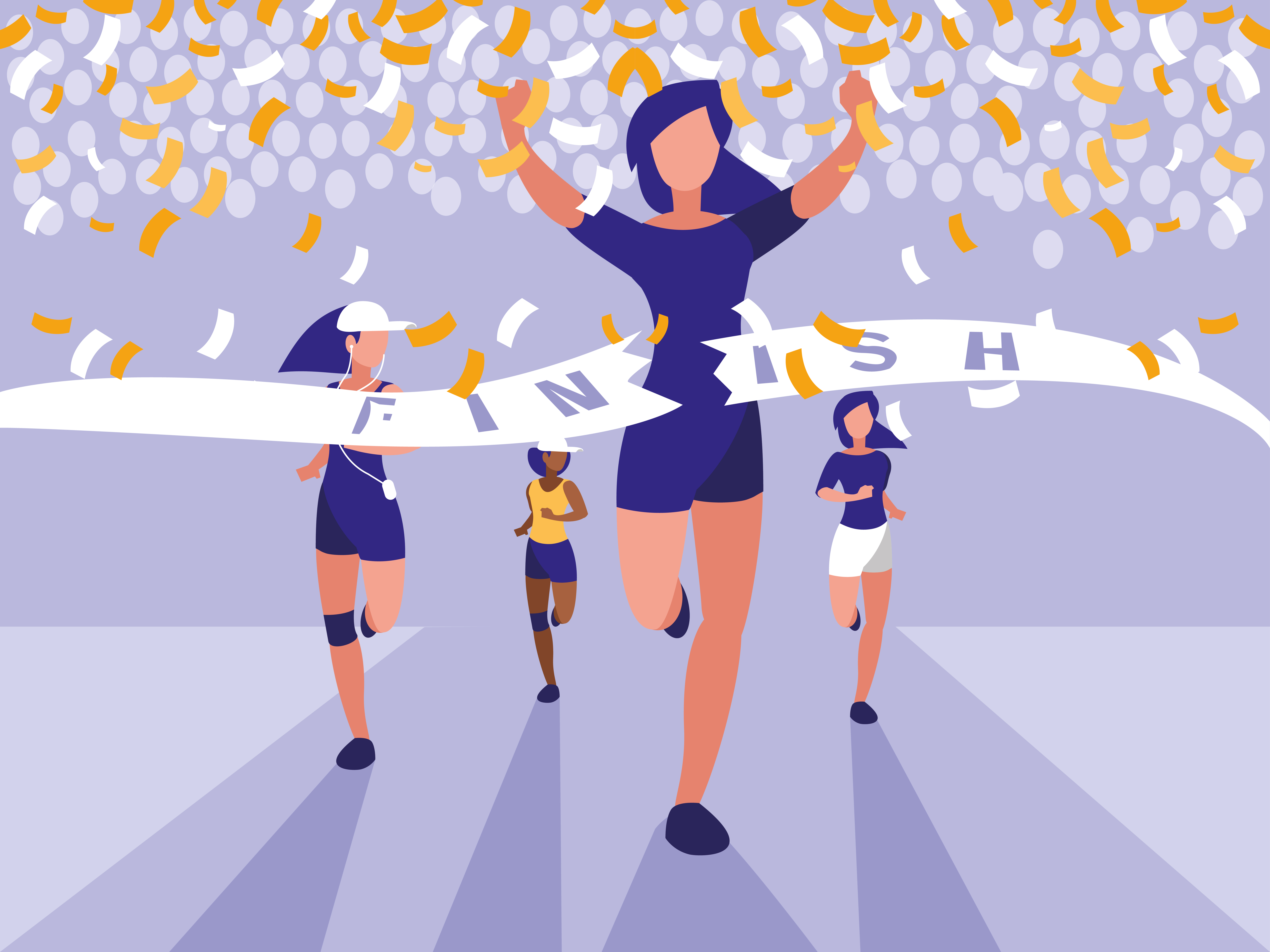 female runner finishing race 667576 Vector Art at Vecteezy female runner finishing race 667576 Vector Art at Vecteezy