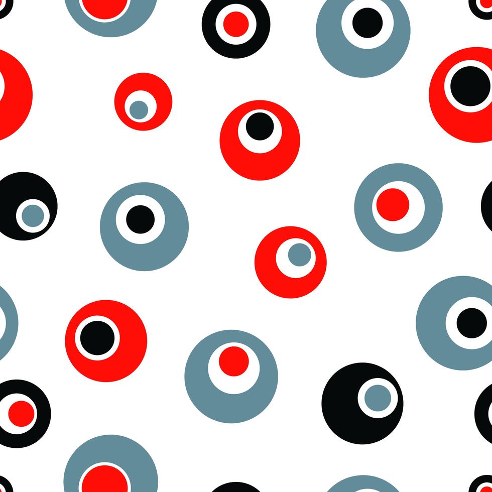 Seamless pattern with abstract circles 669058 Vector Art at Vecteezy