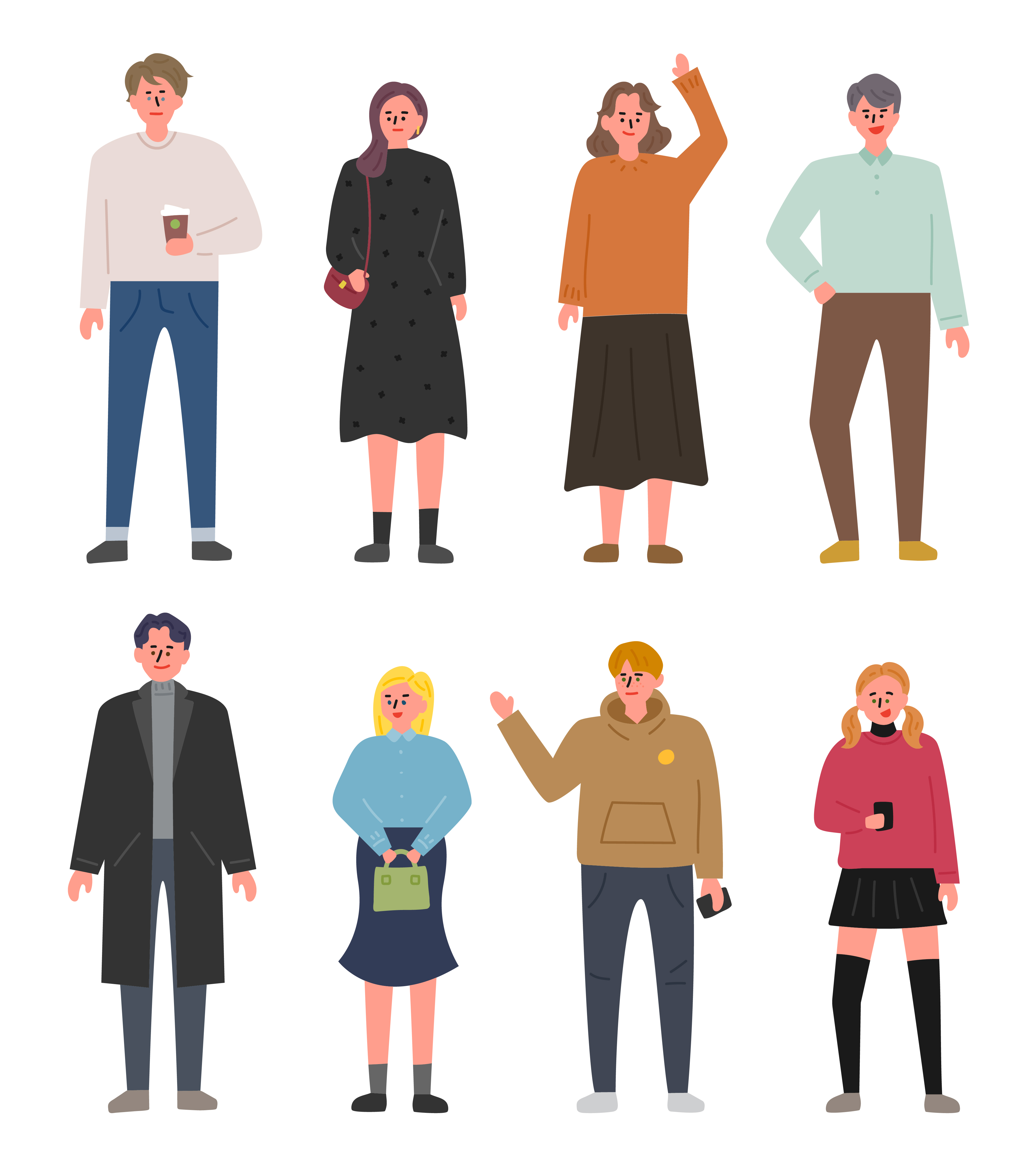 People Character Set In Various Fashion Style 669610 Vector Art At Vecteezy people-character-set-in-various-fashion-style-669610-vector-art-at-vecteezy