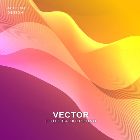 Colorful Wavy Fluid Background Banner 670222 Vector Art at Vecteezy