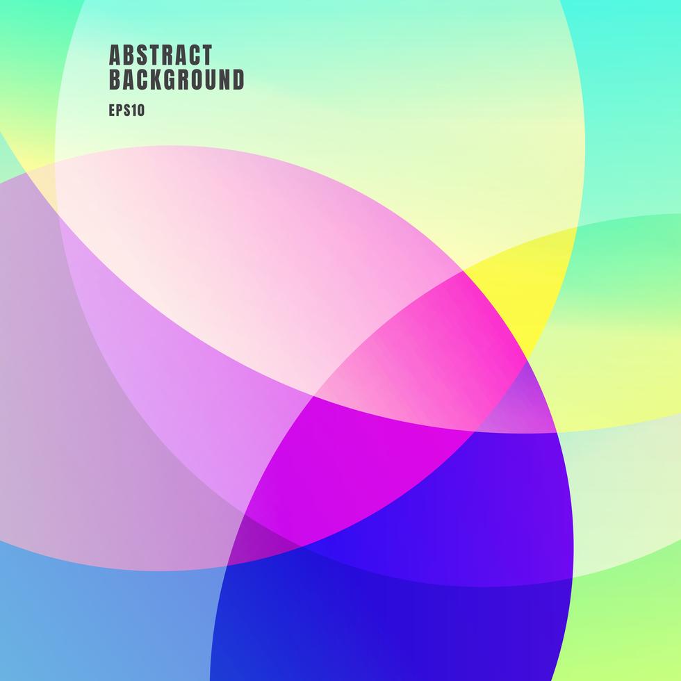 Abstract colorful gradient shapes overlapping circles background 672881 ...