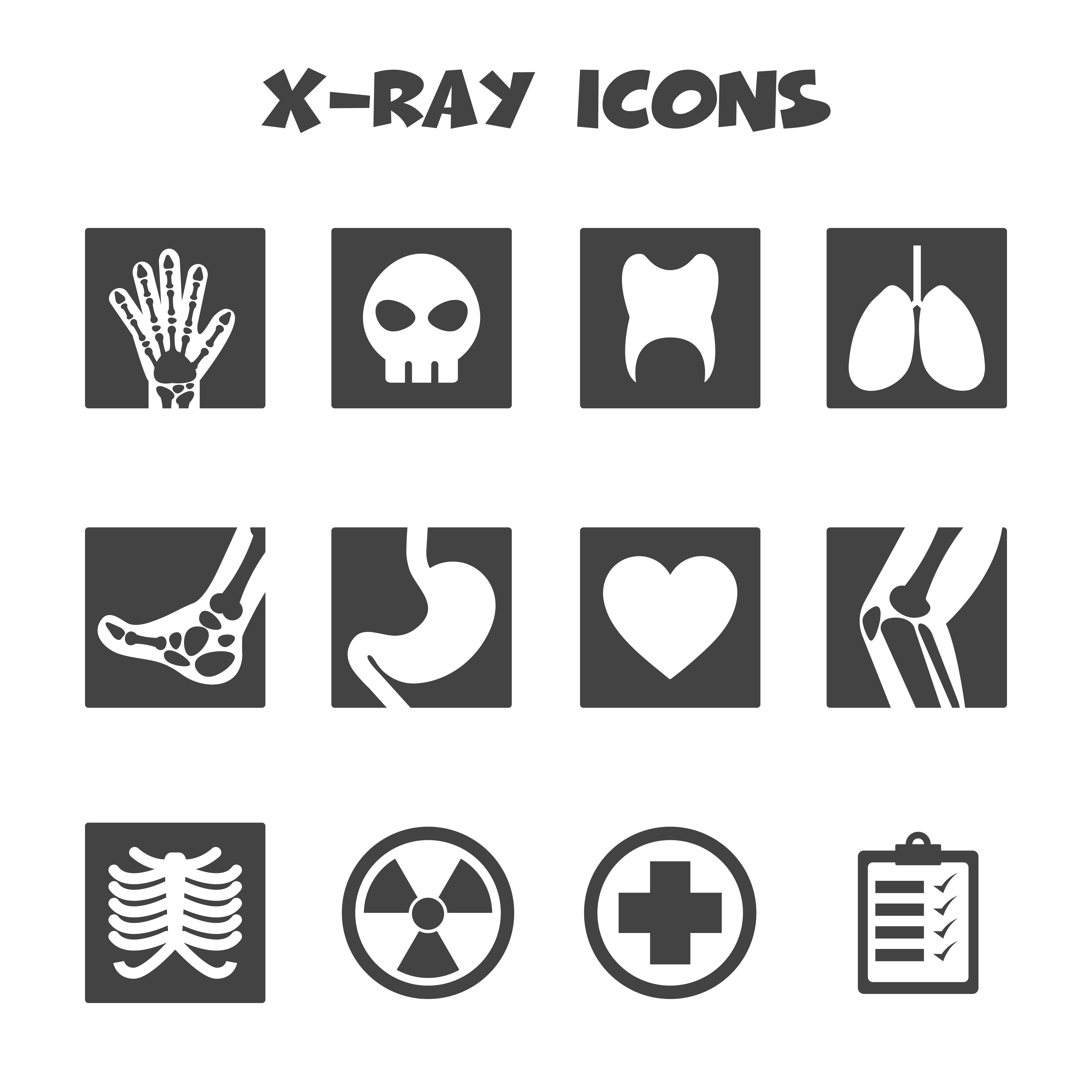Símbolo De Los Iconos De Rayos X 672988 Vector En Vecteezy
