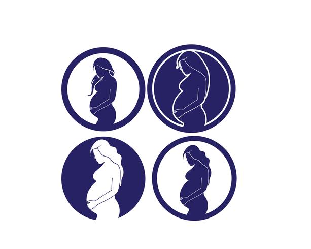 Pregnant Women Icon Set 674170 Vector Art At Vecteezy