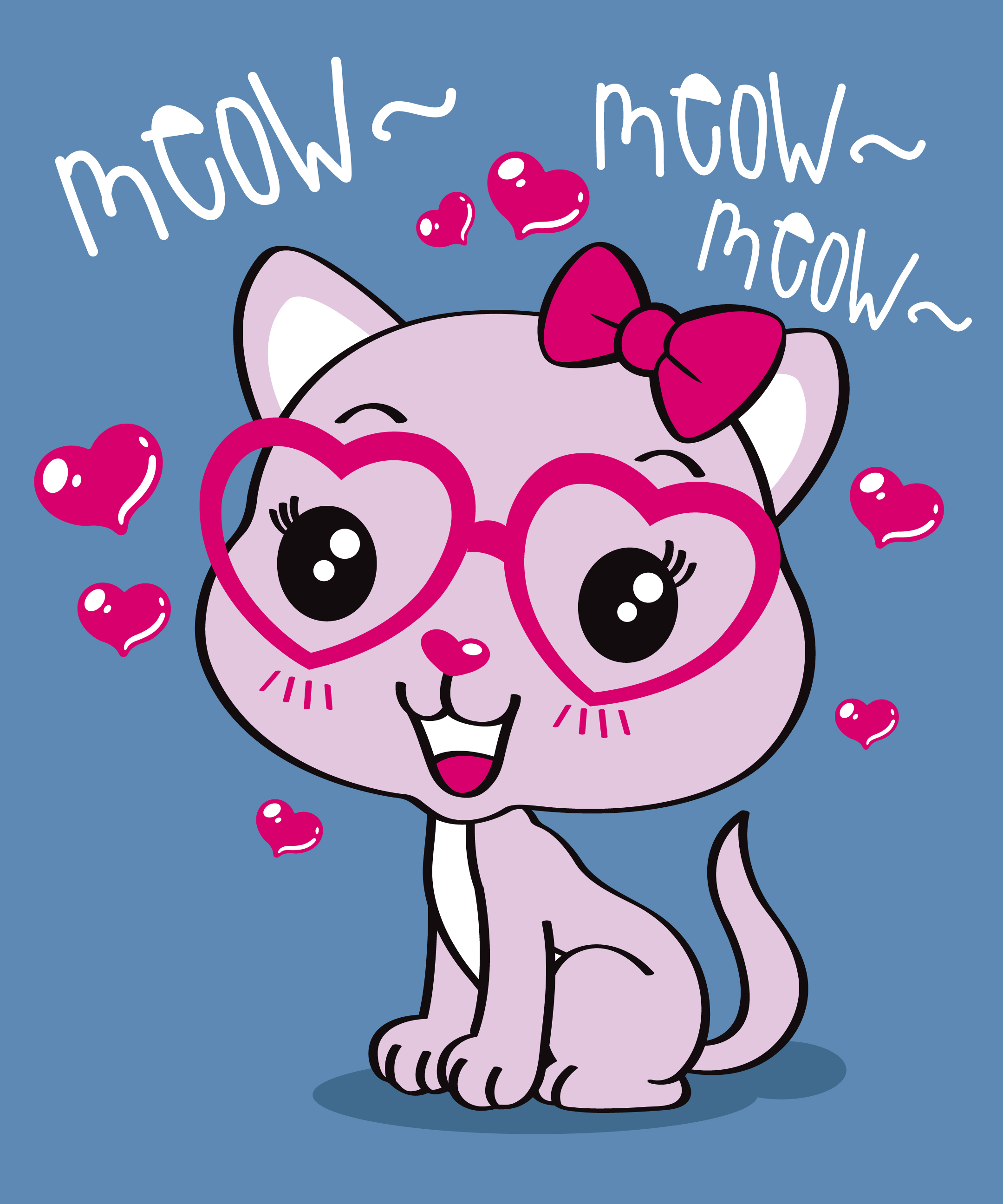 Meow Meow Cat 674632 Vector Art at Vecteezy Meow Meow Cat 674632 Vector Art at Vecteezy