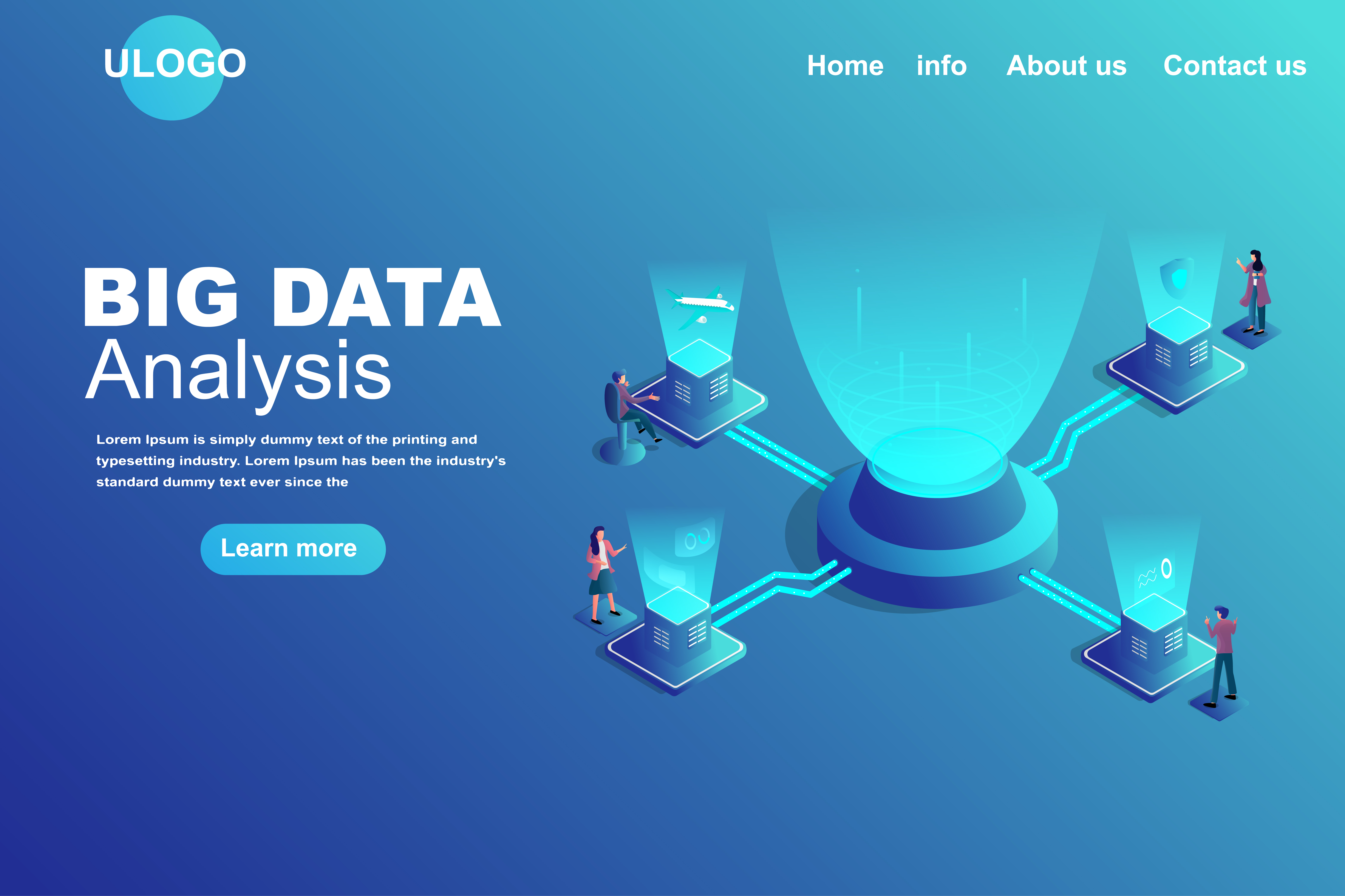 Big data landing page concept 674896 Vector Art at Vecteezy Big data landing page concept 674896 Vector Art at Vecteezy