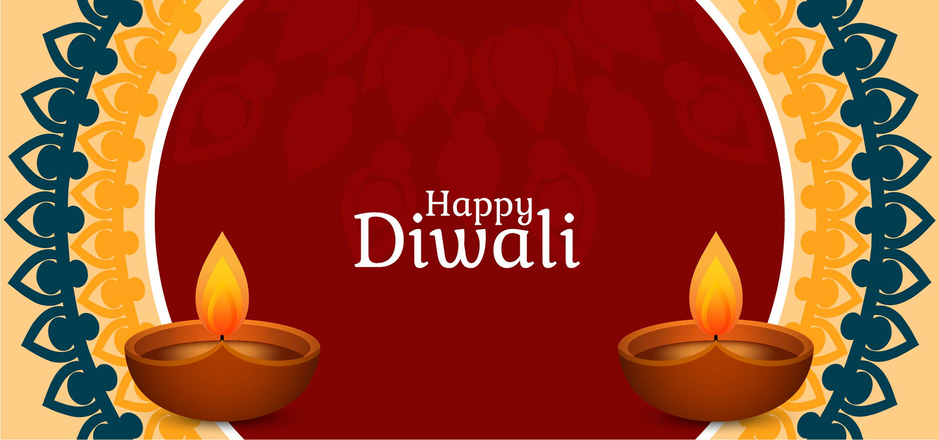 Happy Diwali Banner Design 676096 Vector Art At Vecteezy