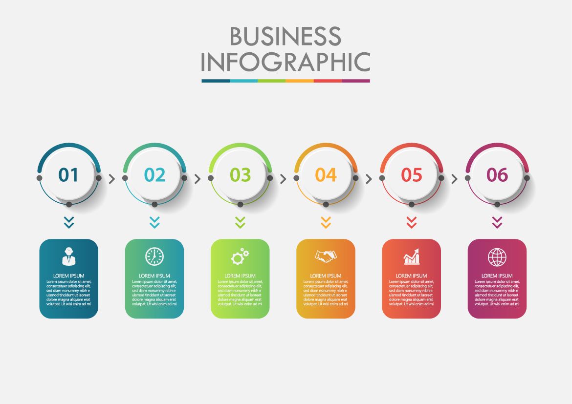 Business Data Numerical Infographic 679741 Vector Art at Vecteezy