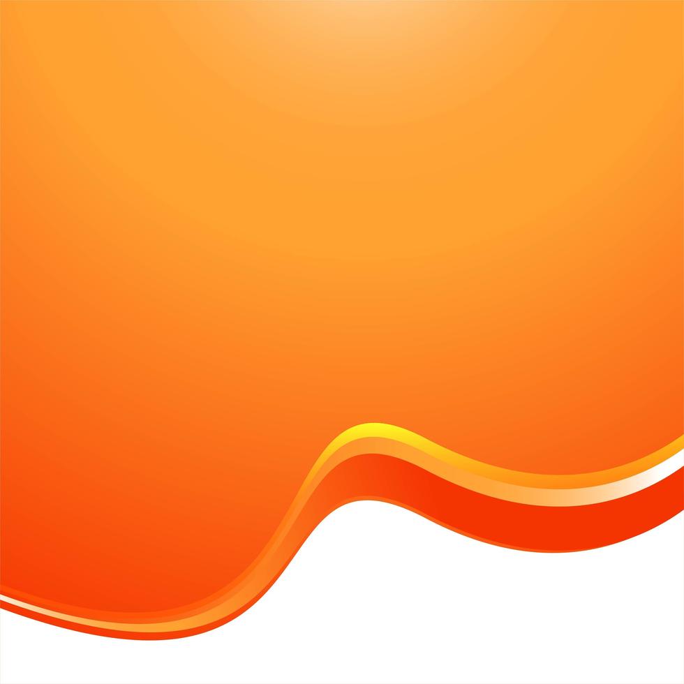 Orange Wave Vector Abstract Background 679910 Vector Art At Vecteezy