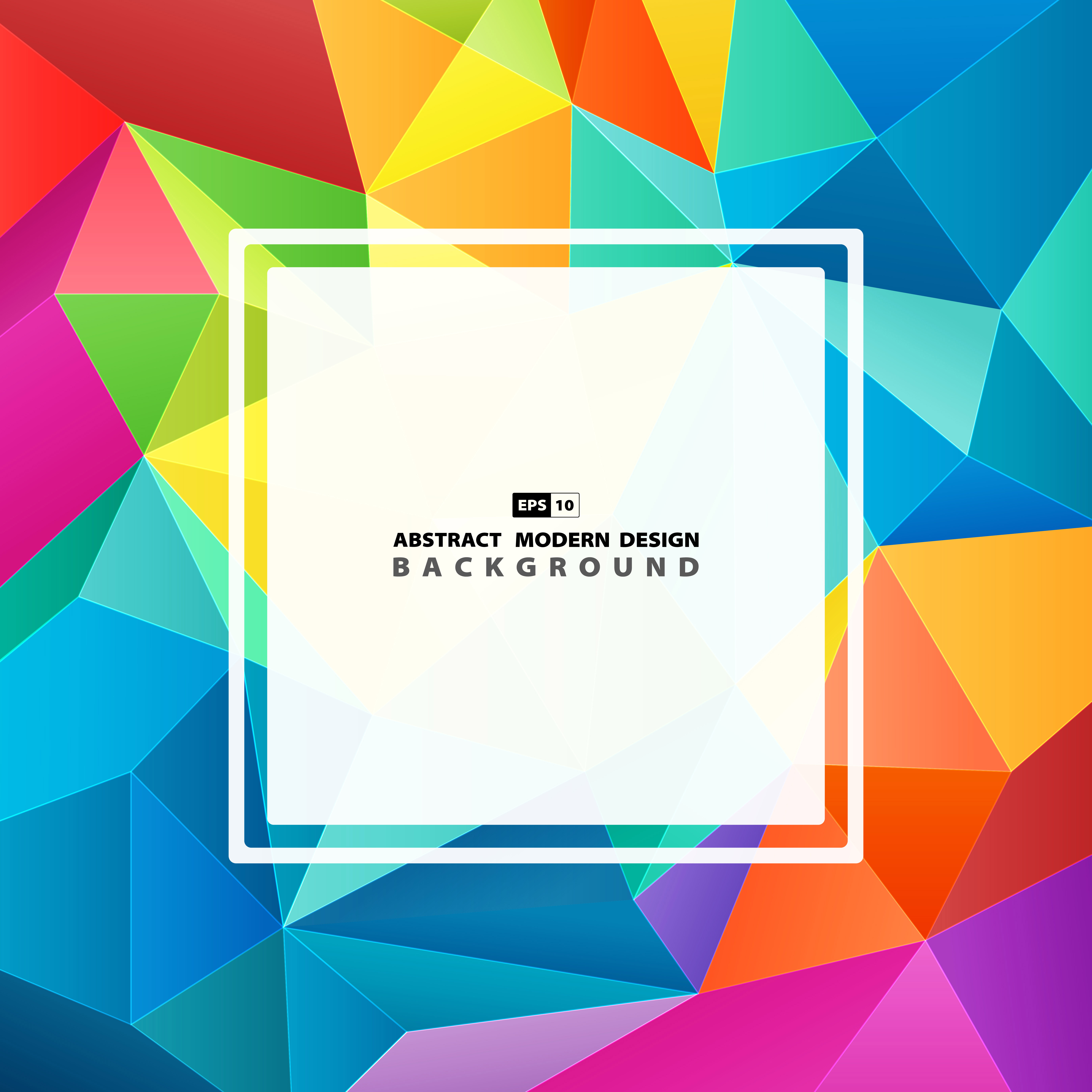 Colorful polygon pattern cover 679952 Vector Art at Vecteezy