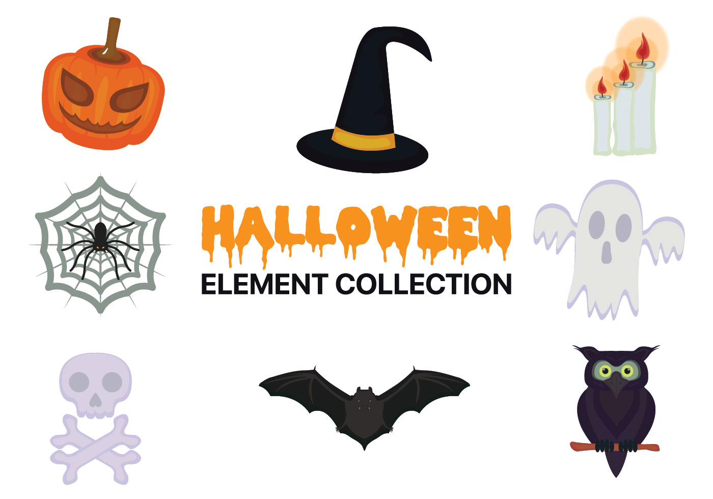 Halloween Elements Collection 680236 Vector Art At Vecteezy Halloween Elements Collection 680236 Vector Art At Vecteezy